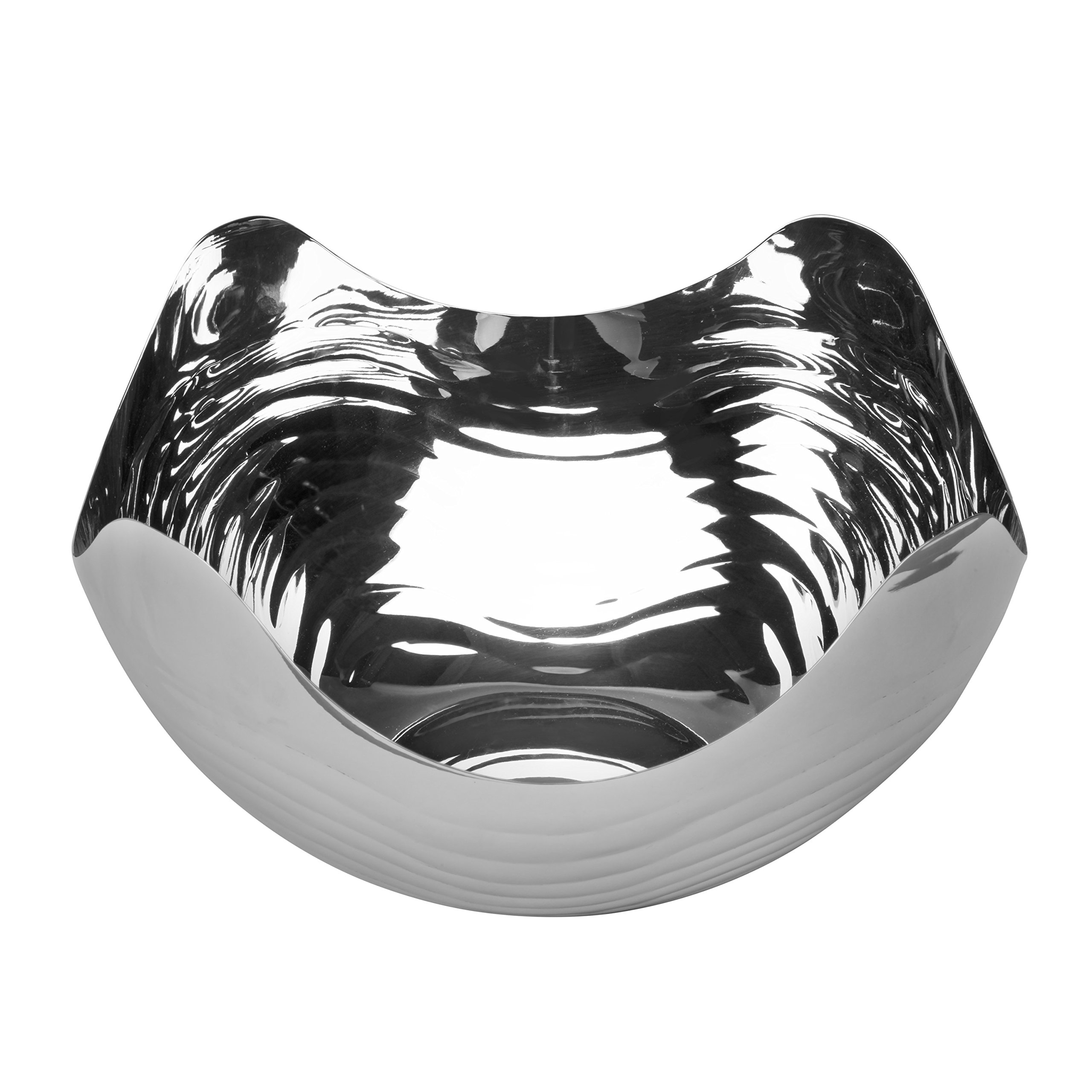 Amazon.com: Elegance Ripple Wave Stainless Steel Bowl, 10", Silver ...