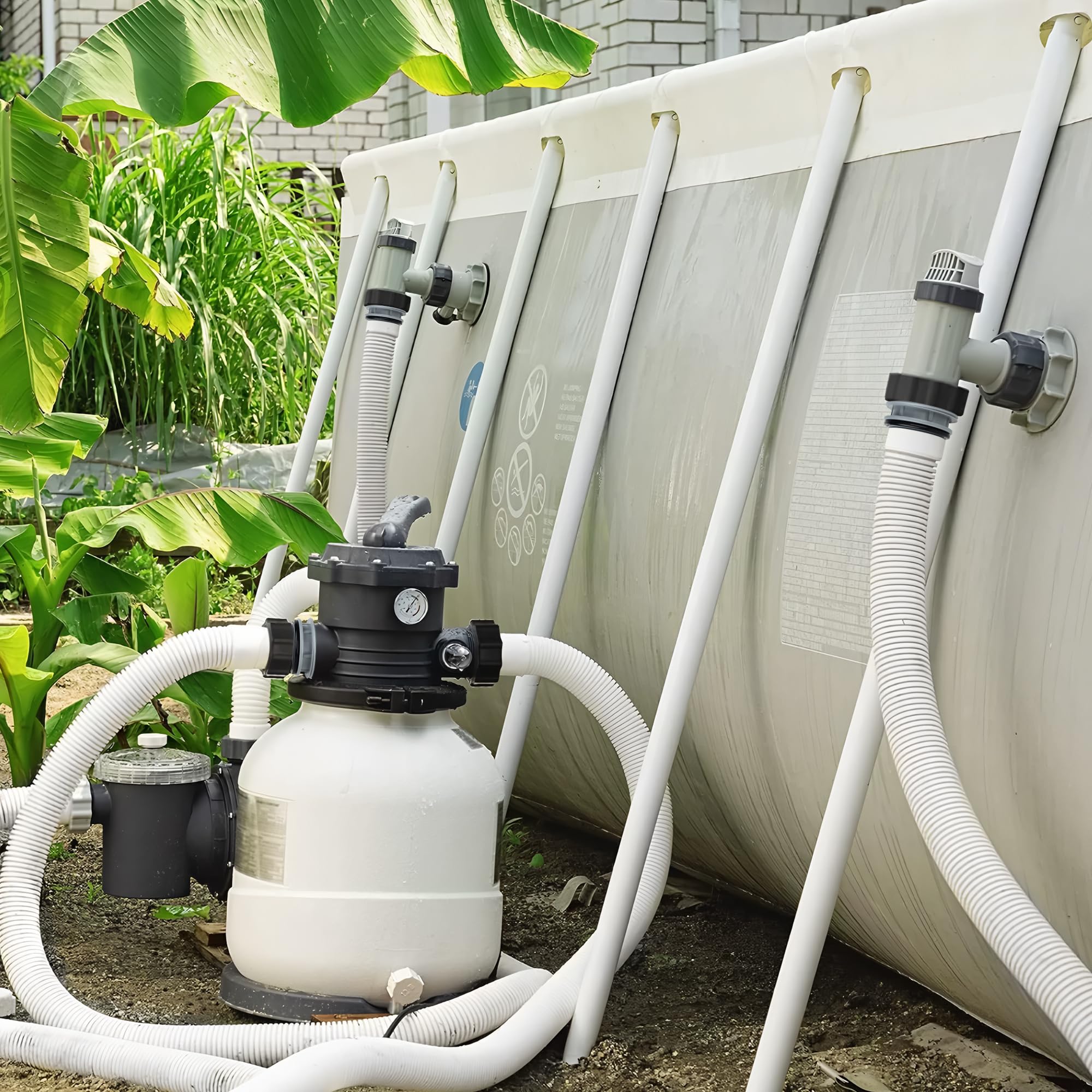 Snapklik.com : Pool Hose Conversion Adapters Kit 4560 40mm Hose To 1 1/ ...