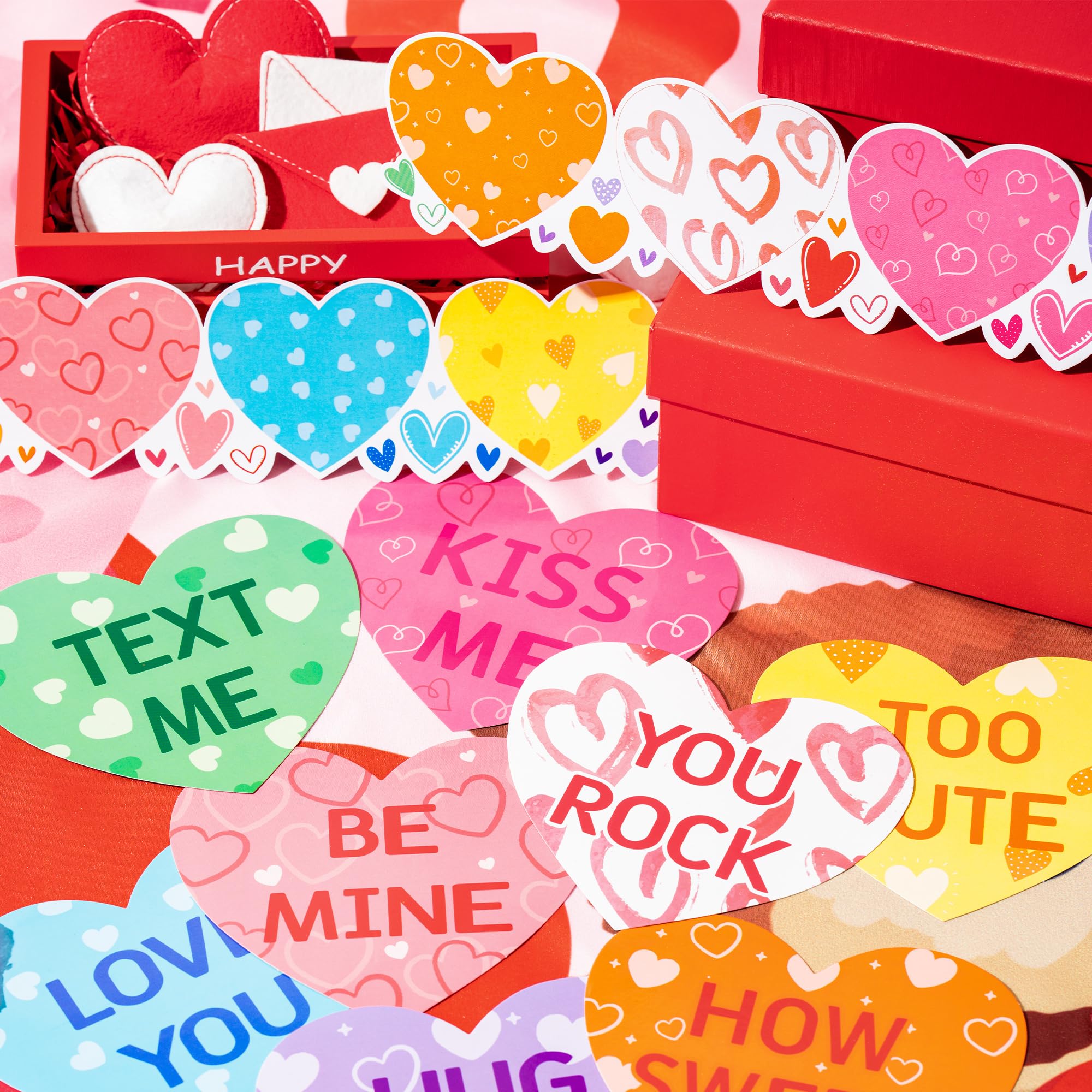 Snapklik.com : Sweet Conversation Heart Cutouts Bulletin Board Set ...