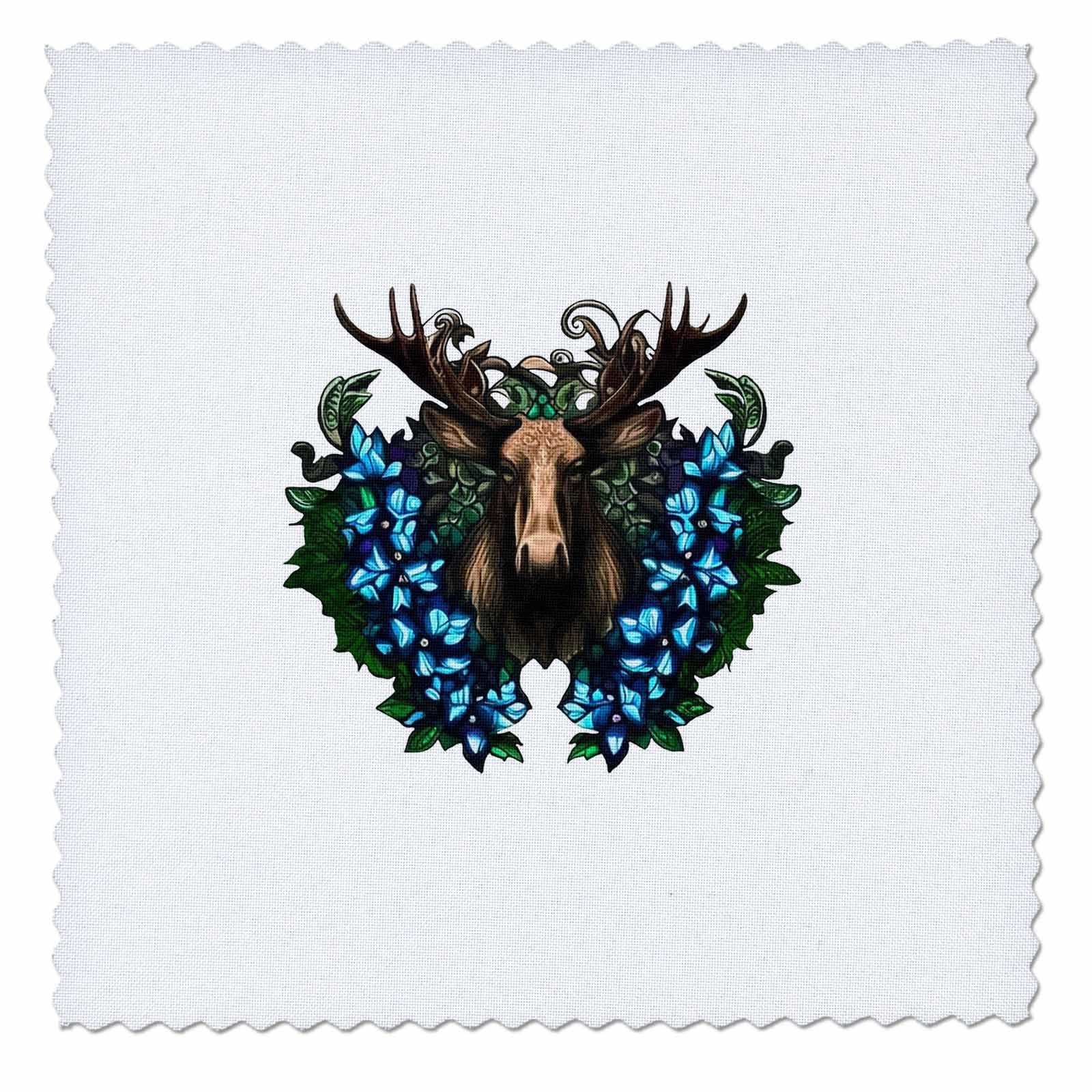 Moose Crossing Quilt Pattern Moose Feathers Frame With Double