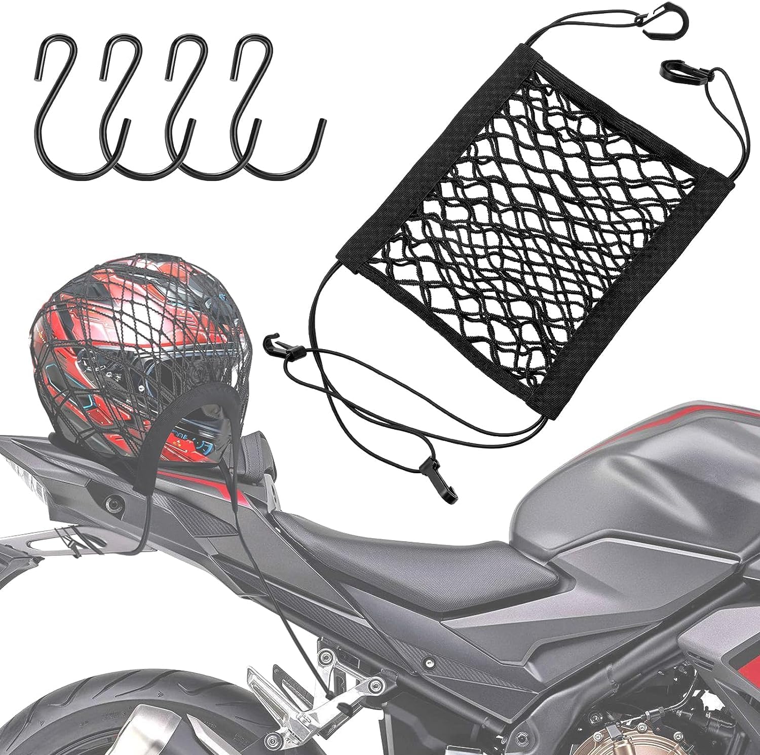 Amazon.com: Upgrade Bike Cargo Net, Upgrade Cargo Net for Motorcycle ...