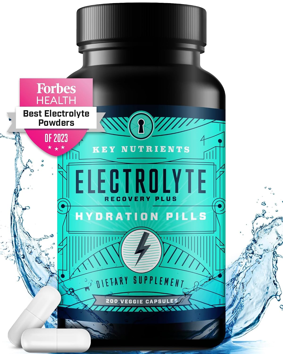 Amazon.com : KEY NUTRIENTS Electrolyte Tablets, 200 Capsules, Salt ...