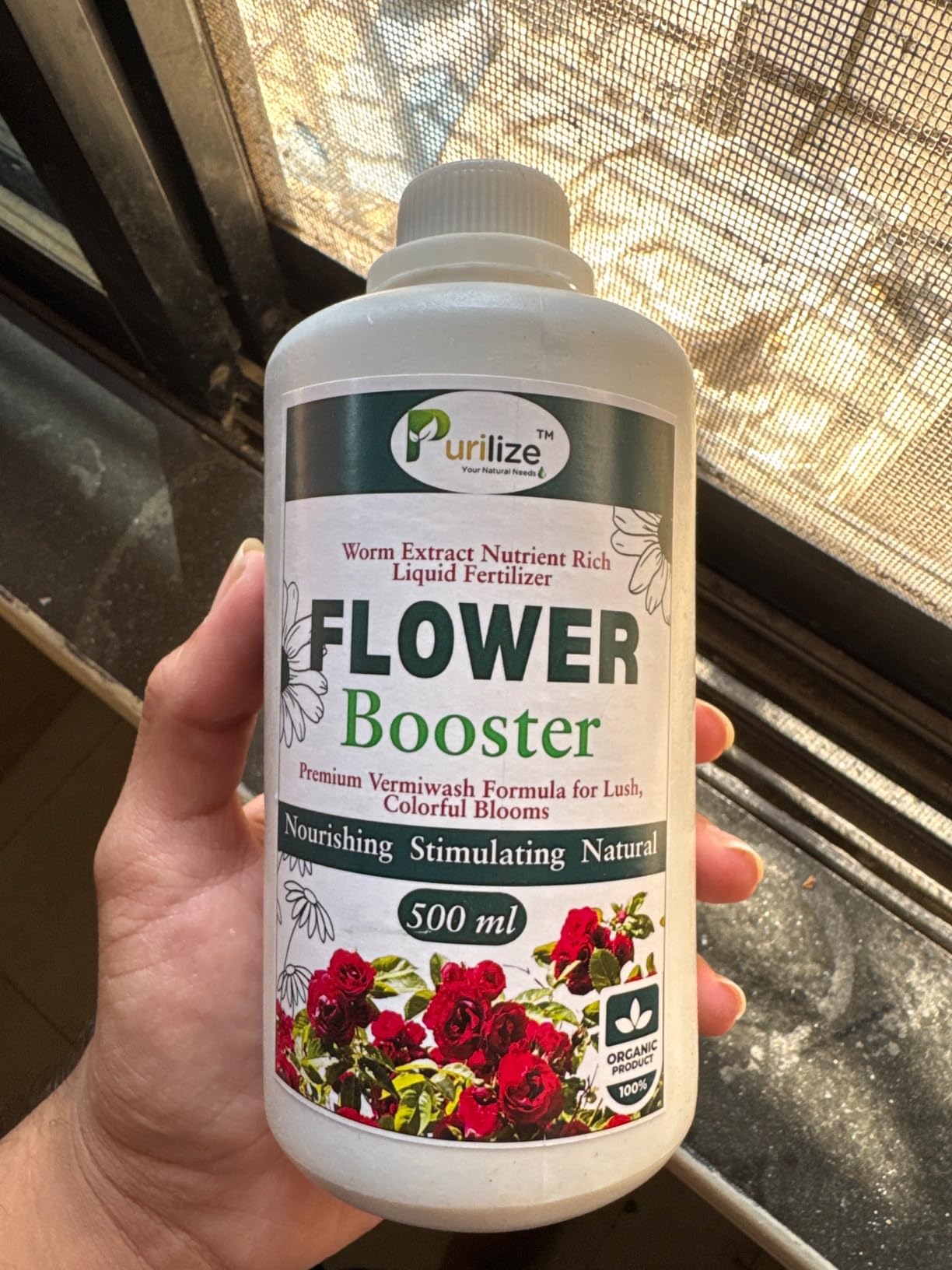 Purilize Flower Booster for Flowering Plants | Vermiwash Fertilizer for ...