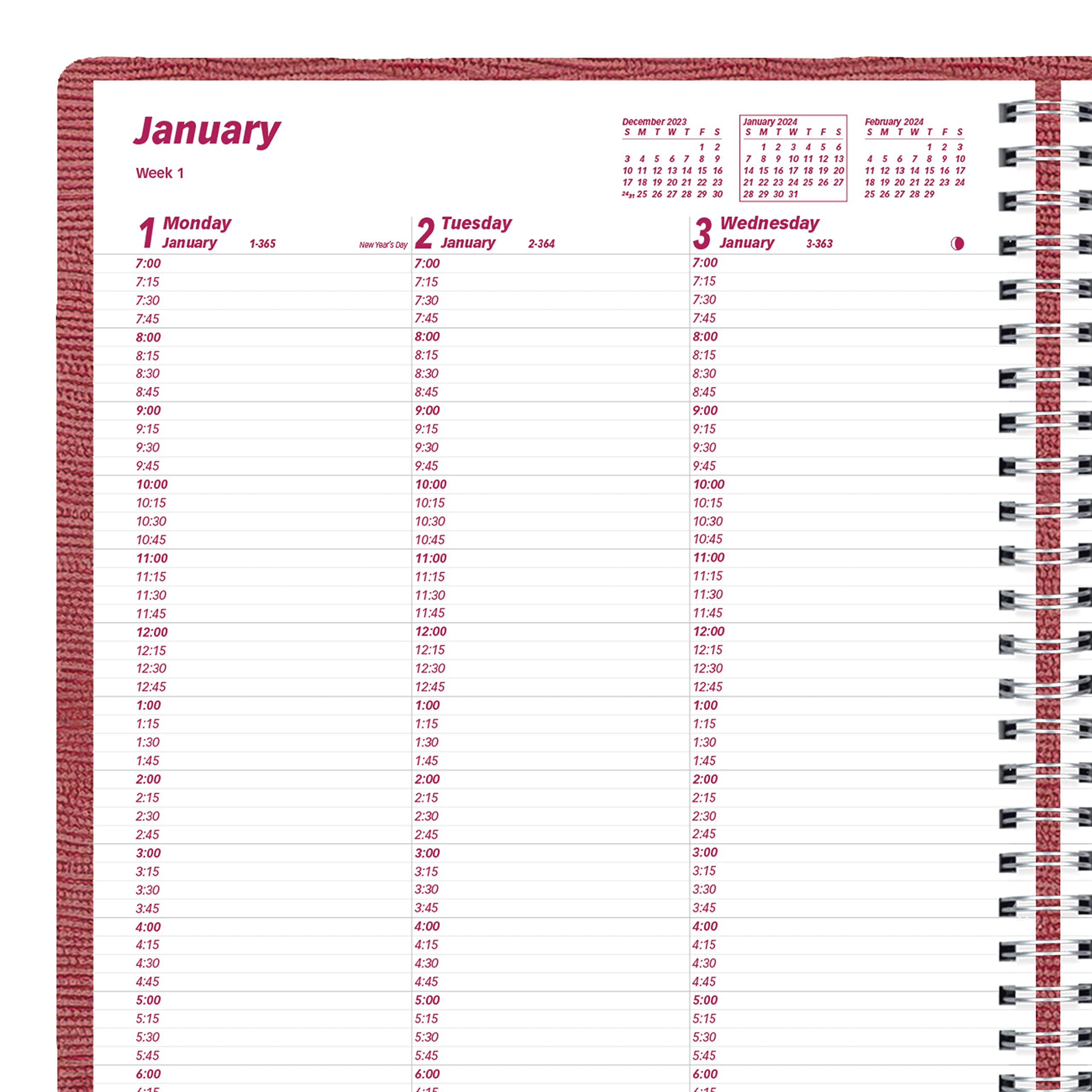 Brownline 2024 Essential Weekly Planner, Appointment Book, 12 Months ...