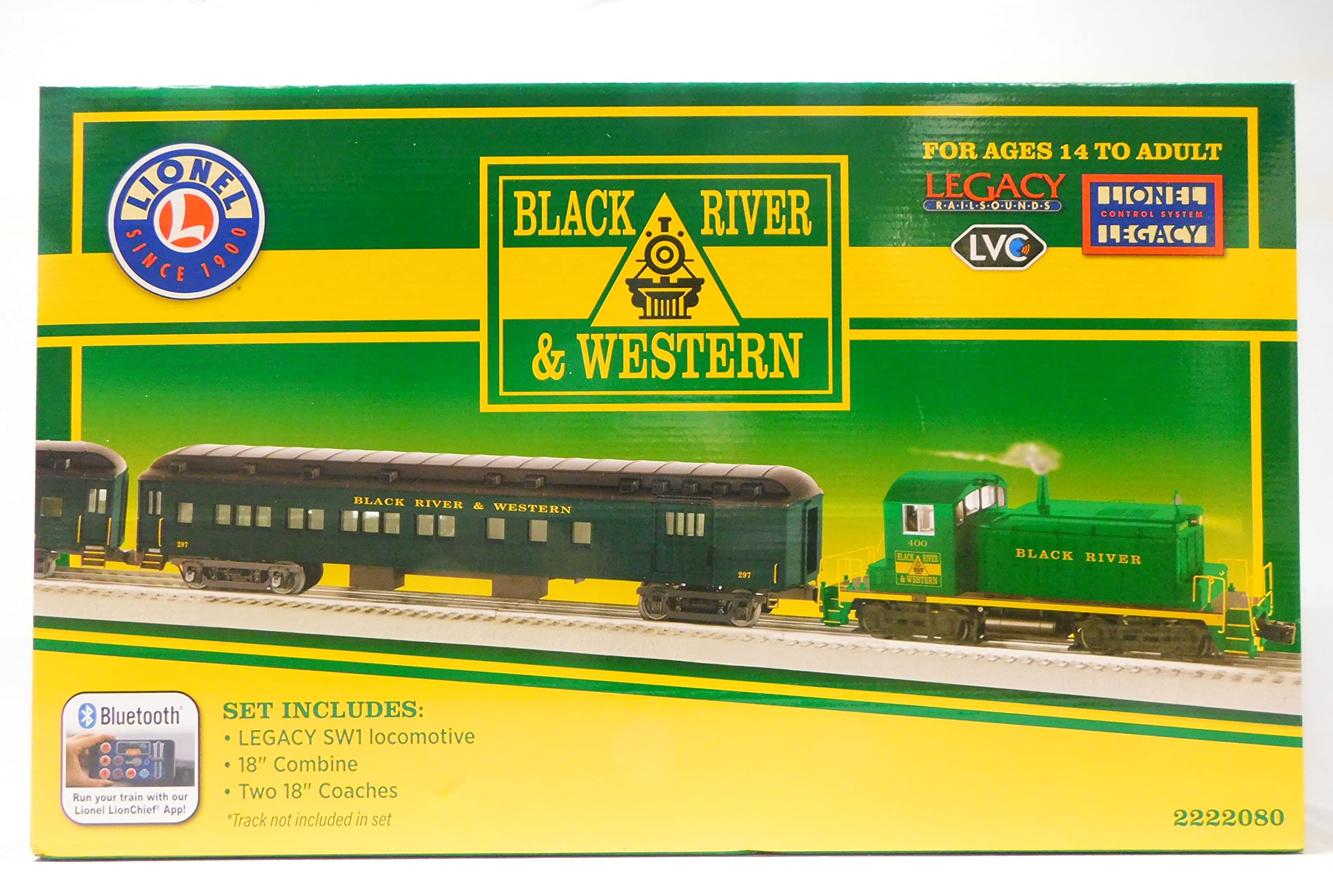Amazon.com: LIONEL Black River & Western Legacy Passenger Train Set O ...
