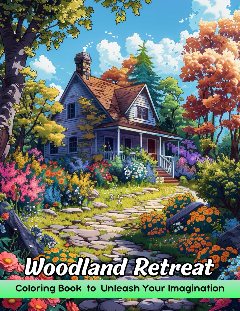 Amazon.com: Woodland Retreat Coloring Book: Woodland Retreat Coloring ...