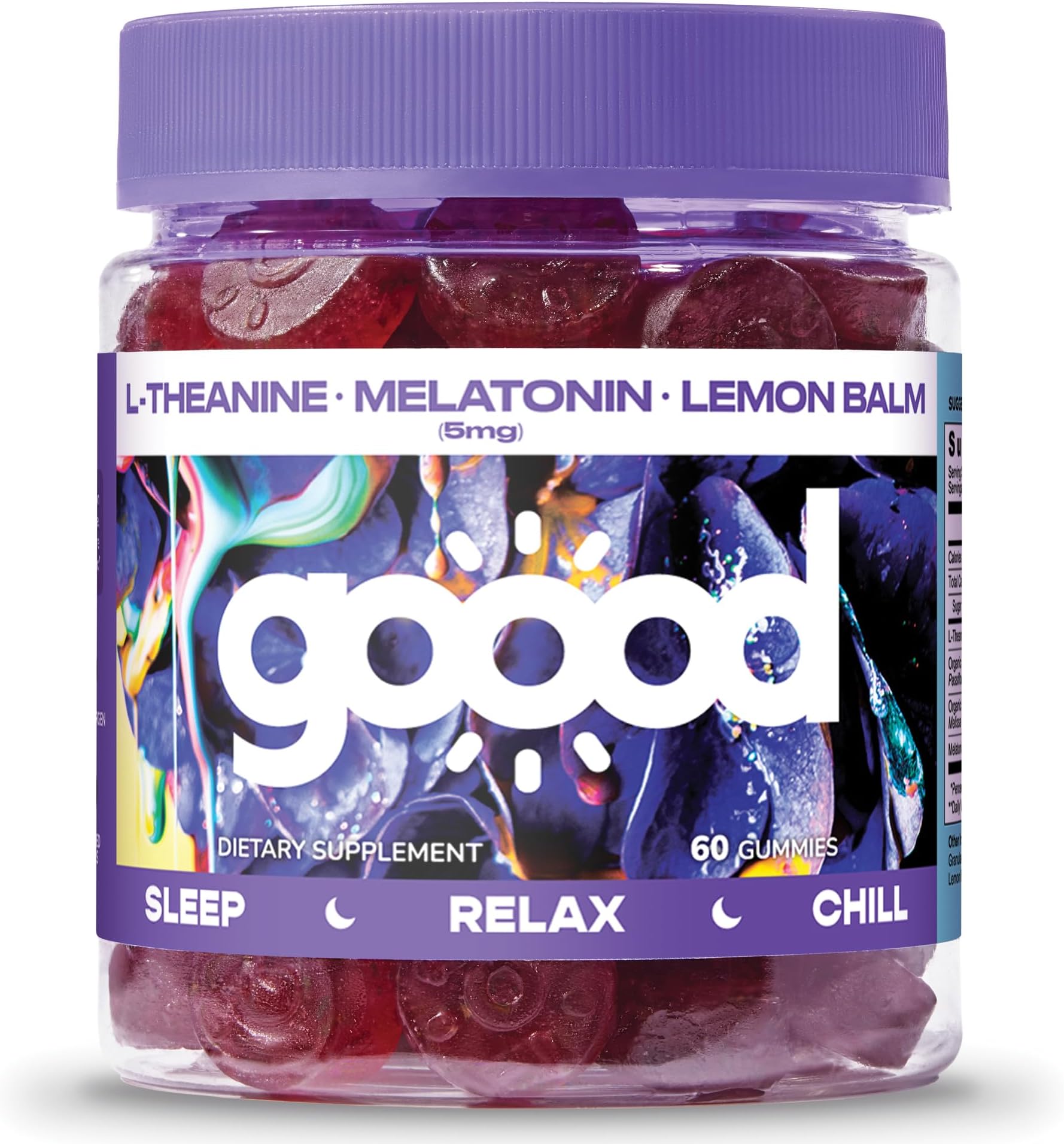 Amazon.com: Goood Sugar Free Melatonin Gummies 5mg - Sleep Gummies for ...