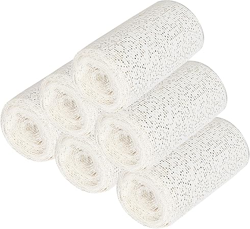 Amazon.com: Plaster Paris Bandage 6 Rolls Plaster Cast Bandages Skin ...