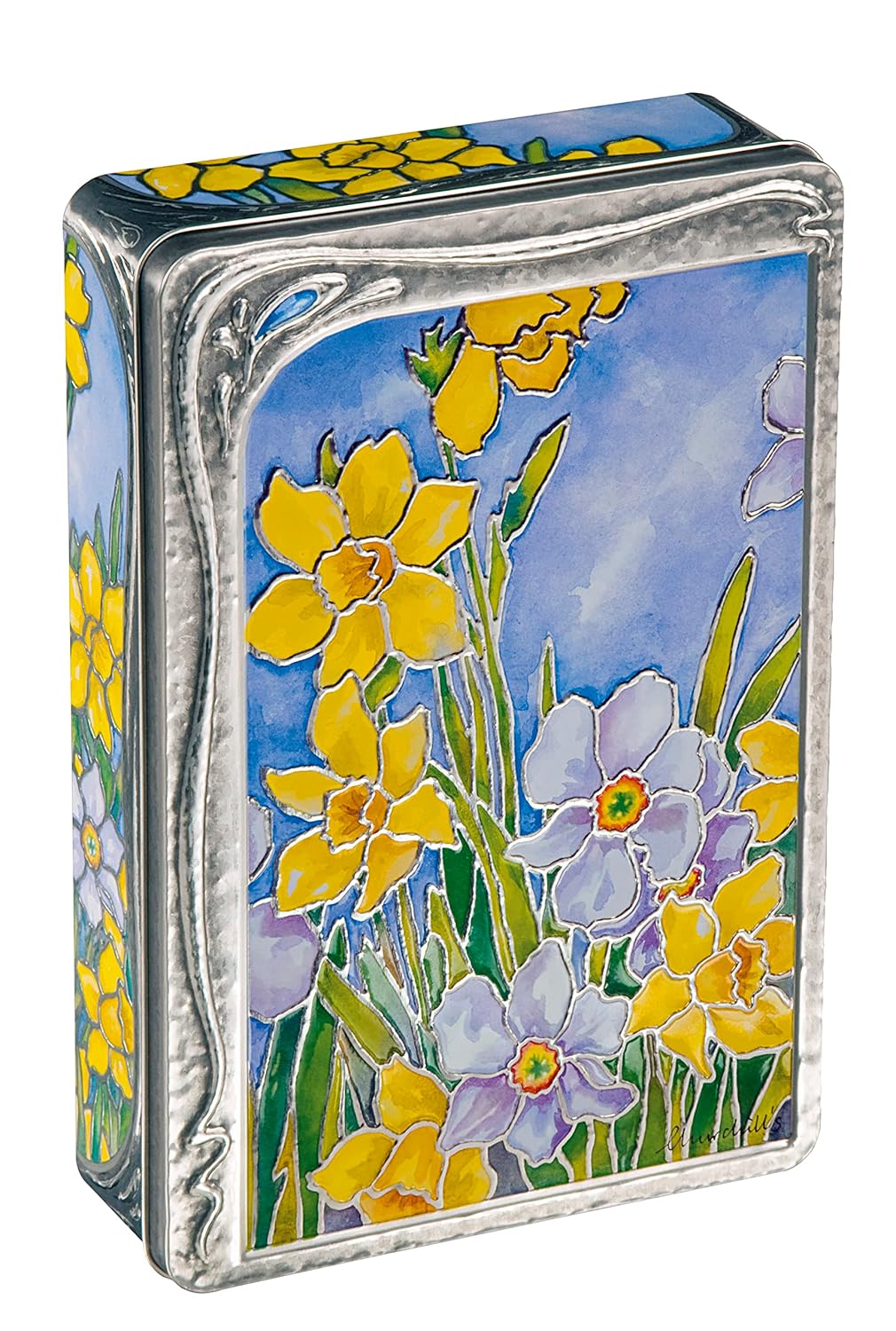 Amazon.com: Churchill's Daffodil's Tin Chocolate Chunk and Hazelnut ...