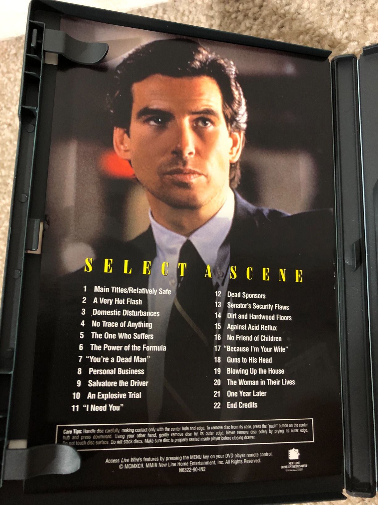 Amazon.com: Live Wire [VHS] : Pierce Brosnan, Ron Silver, Ben Cross ...