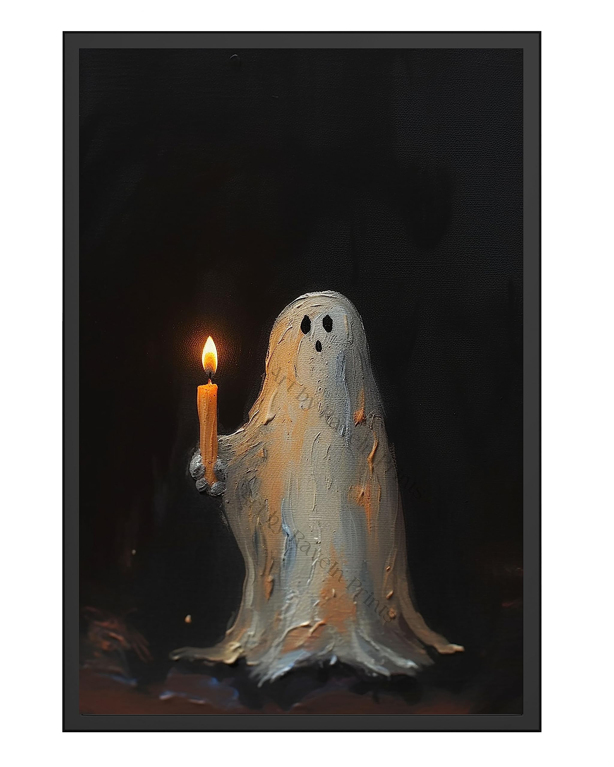 Amazon.com: Gothic Wall Art, Spooky Halloween Decorations, Ghost ...