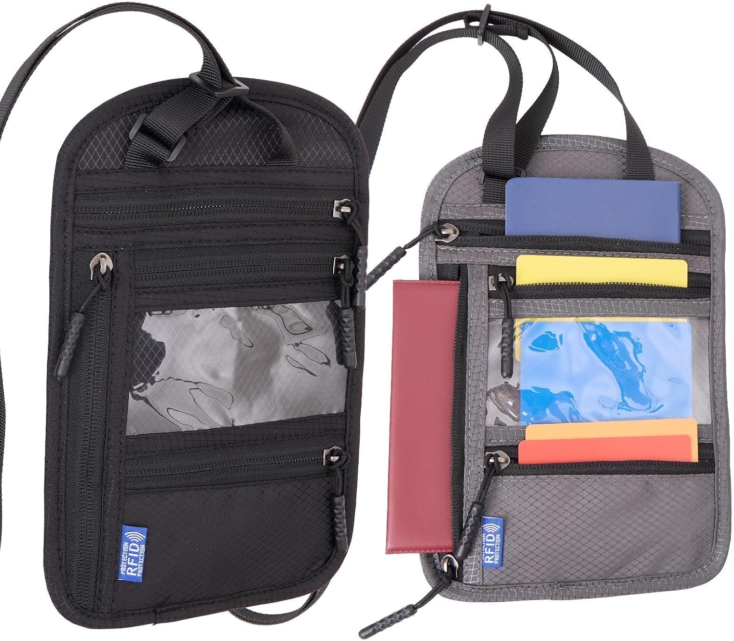 Amazon.com | 2-Pack Large RFID Blocking Passport Holder for Travel ...