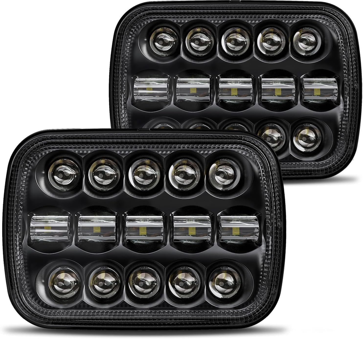HWSTAR 110W 5x7 Led Headlights 7x6 H6054 headlight Hi/Low Sealed Beam ...