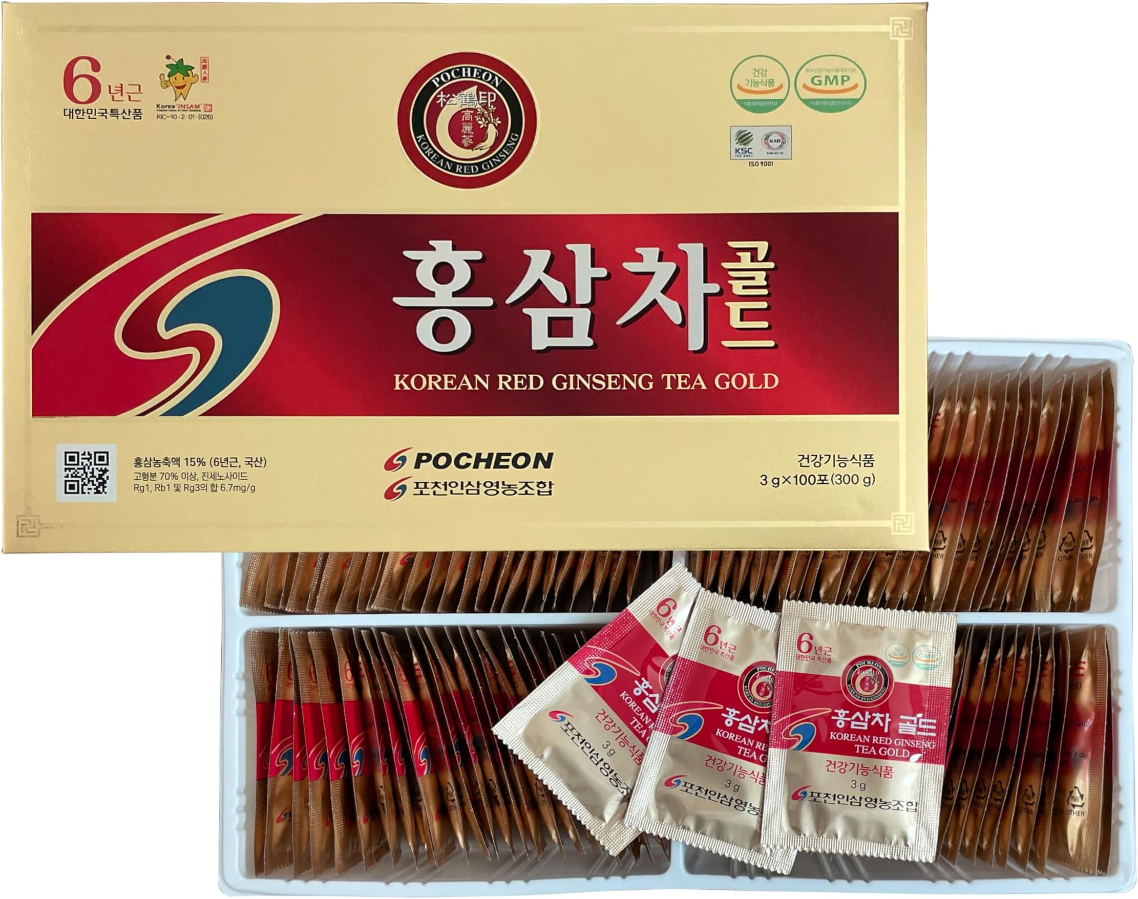 Amazon.com: [Gin The More] Korean Red Ginseng – 30 Sachets Korean ...