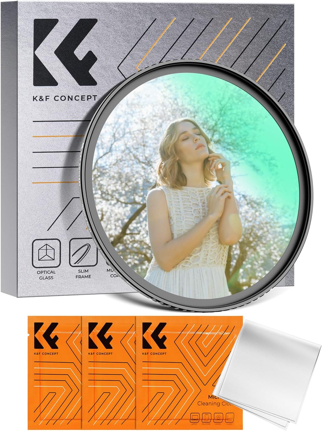 Amazon.com : K&F Concept 77mm White Mist 1/4 Filter, 18 Multi-Layer ...