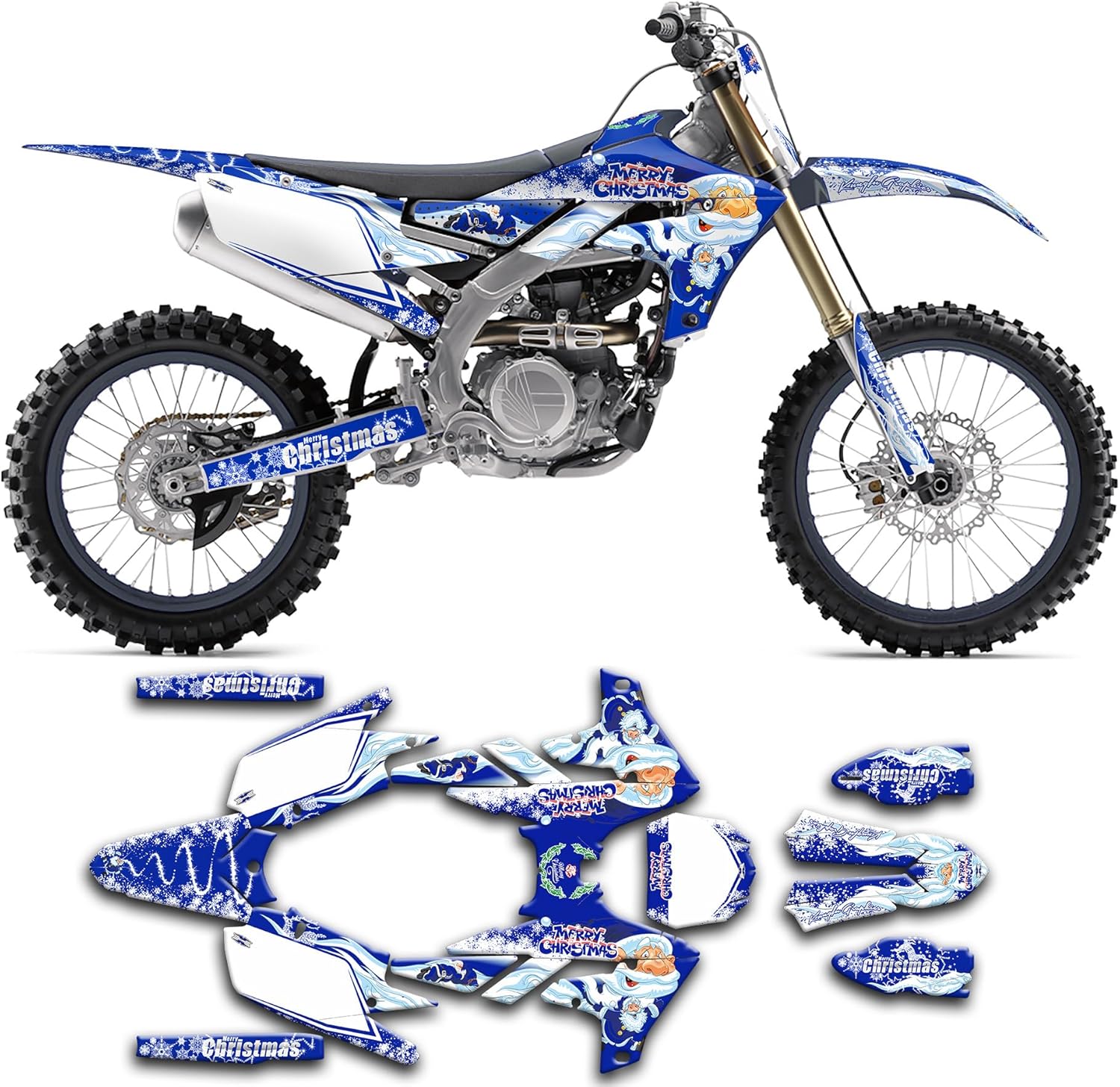 Amazon.com: Kungfu Graphics Custom Decal Kit for WR450F 2019 2020 2021 ...
