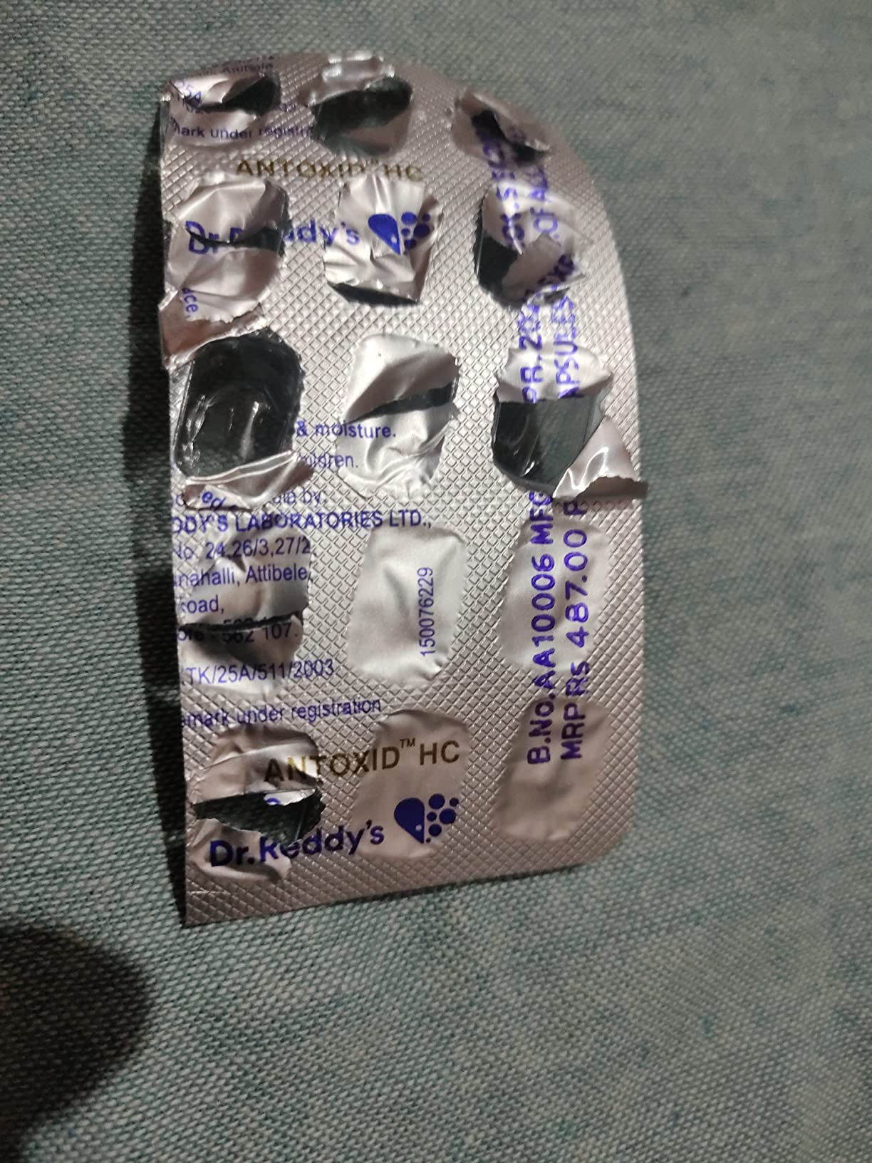 Antoxide-HC Capsules -Pack of 30 Count : Amazon.in: Health & Personal Care