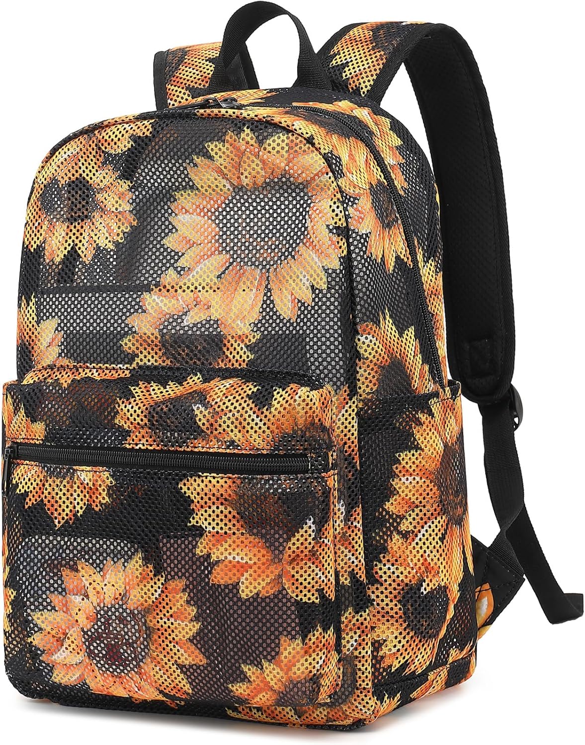 Amazon.com | Xunteny Sunflower Mesh Backpack for Girls Women, Semi ...