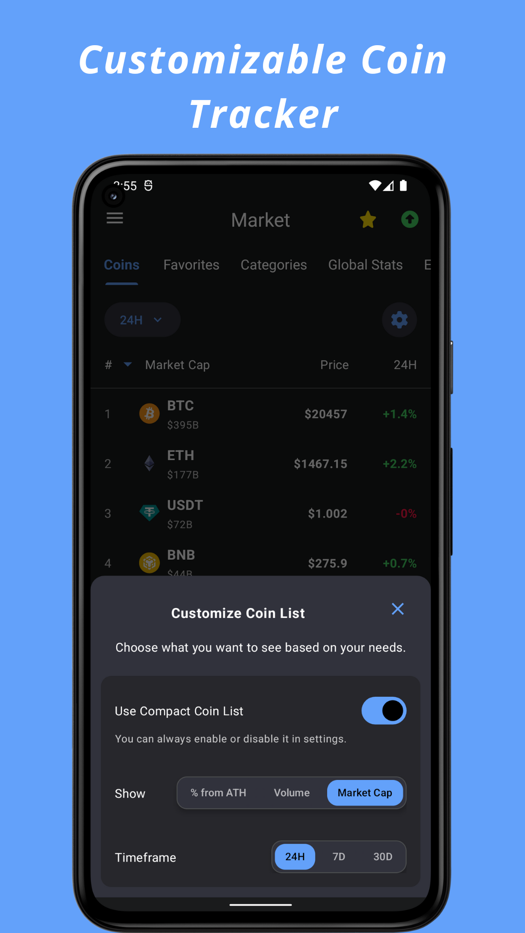Crypto Hub: Coin Stats Tracker - App on Amazon Appstore