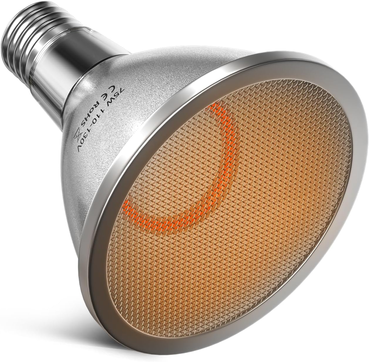 Amazon.com : TrustWheel Reptile Basking Heat Lamp Bulb,75 W Deep Heat ...