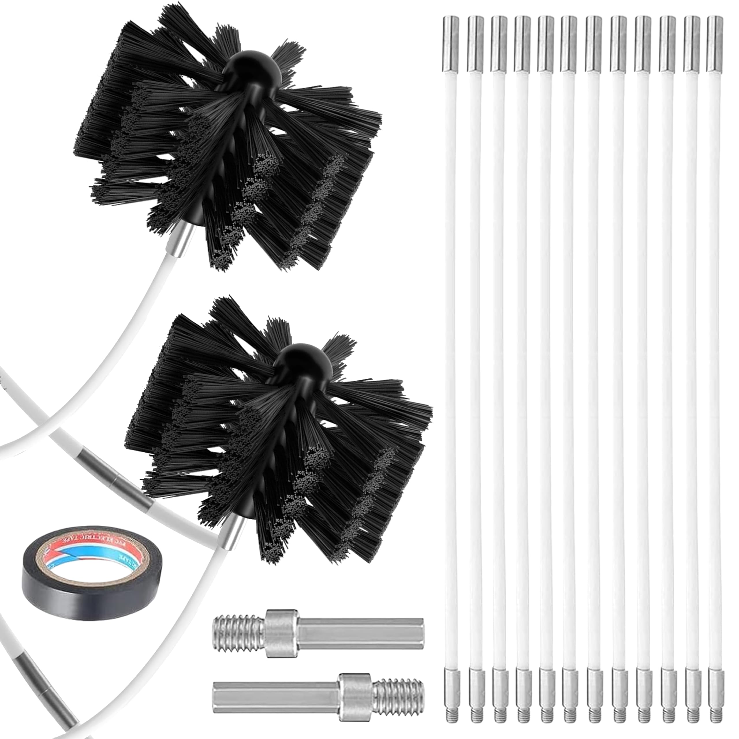 Snapklik.com : Chimney Sweep Kit Chimney Brush Chimney Cleaning Kit ...