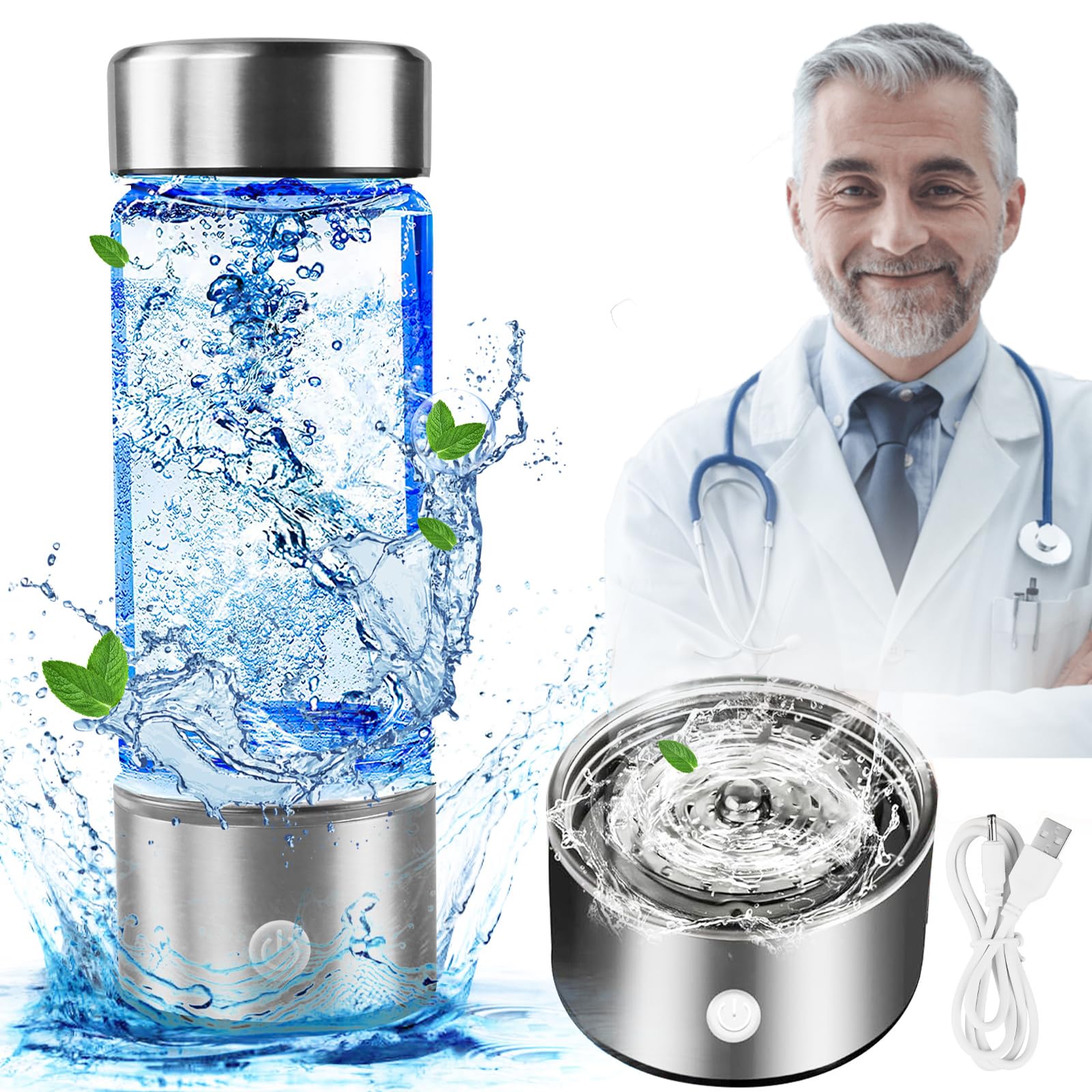 Amazon.com: Hydrogen Water Bottle,Portable Hydrogen Water Bottle ...