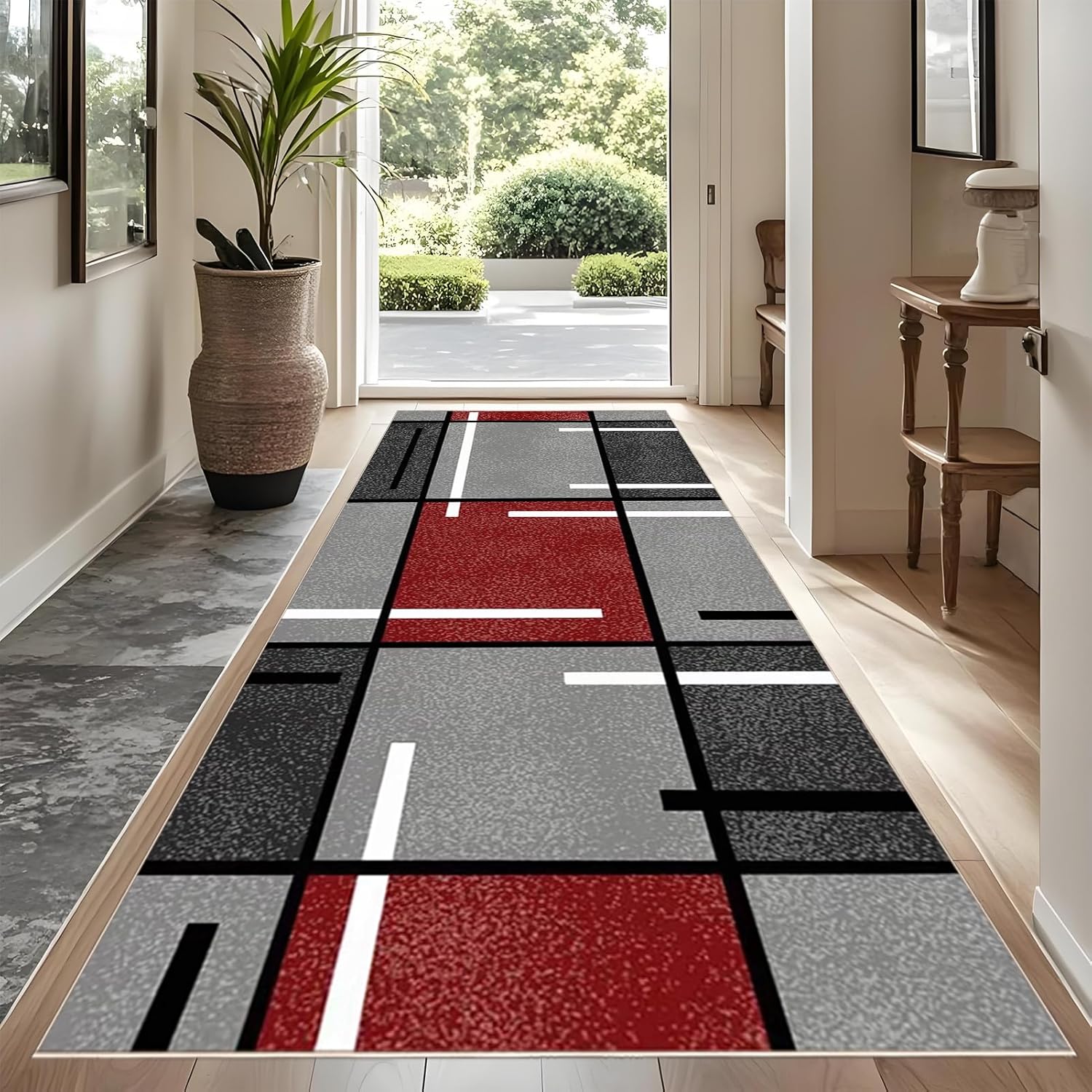 YUEAENK Long Runner Rugs for Hallway Non-Slip 40 x 60 cm Hallway Runner ...