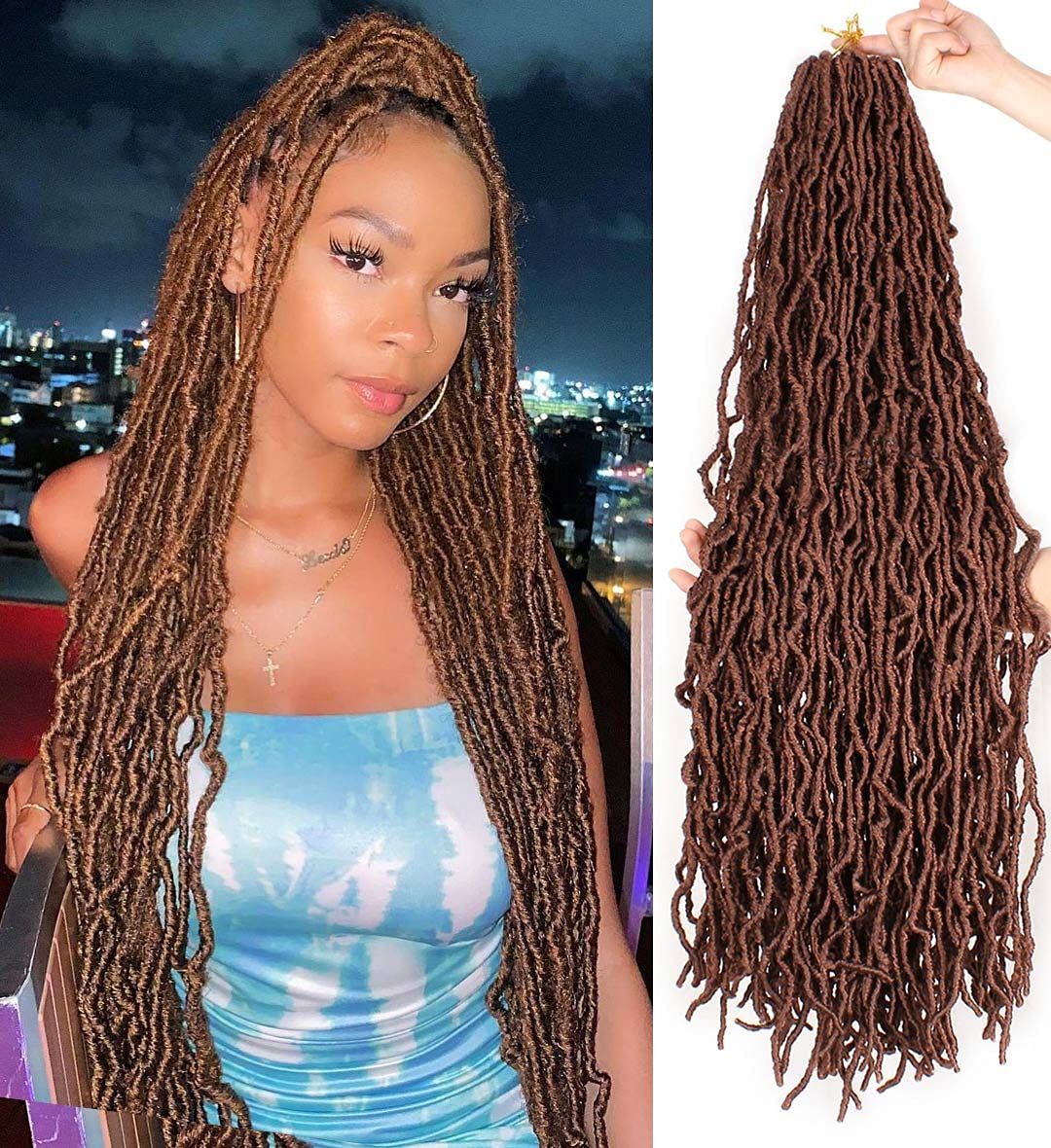 7 Packs 36 Inch New Fuax Locs Crochet Hair Pre | Desertcart Barbados