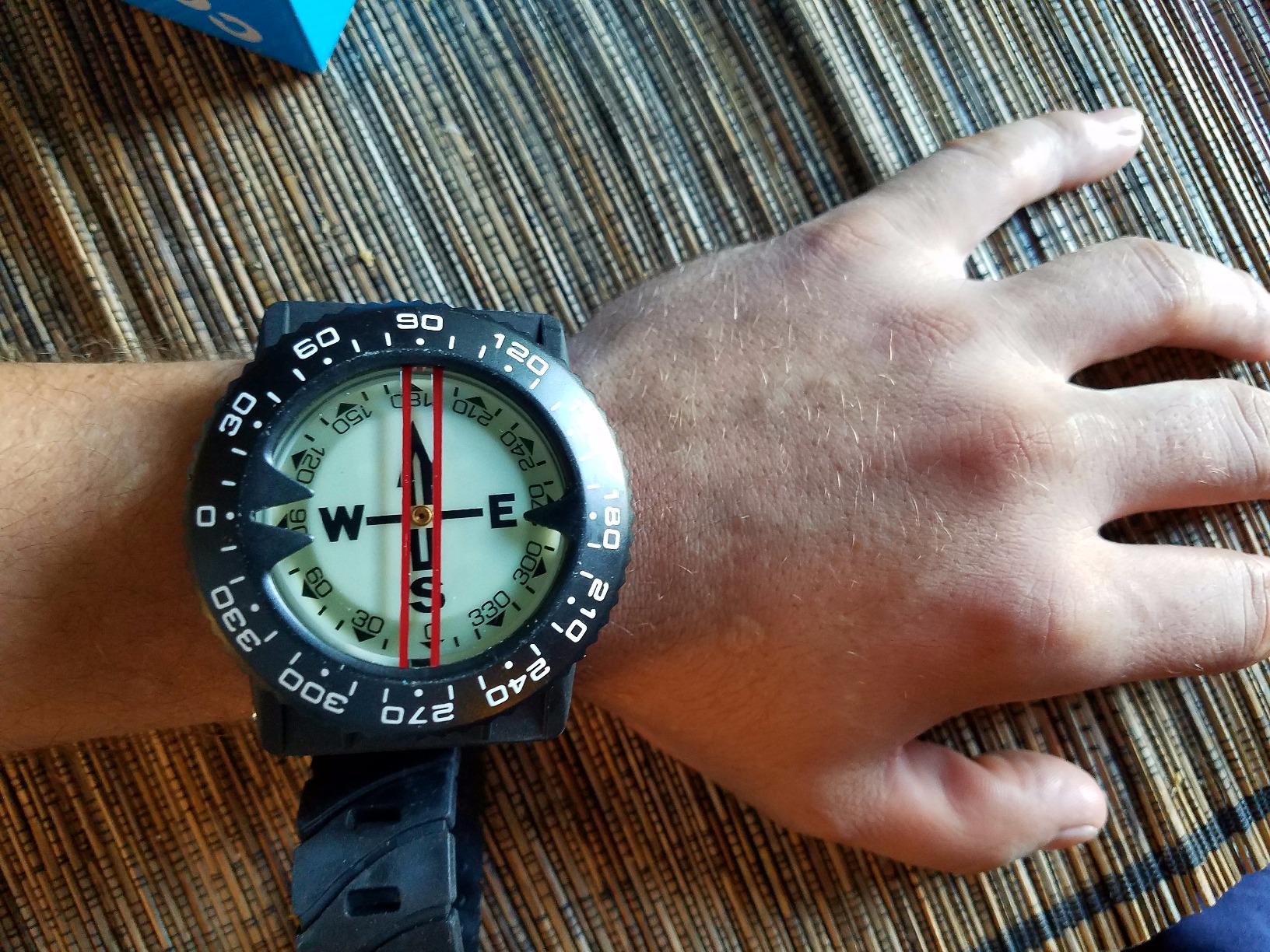 Amazon.com : Phantom Aquatics Scuba Wrist Compass : Sports & Outdoors