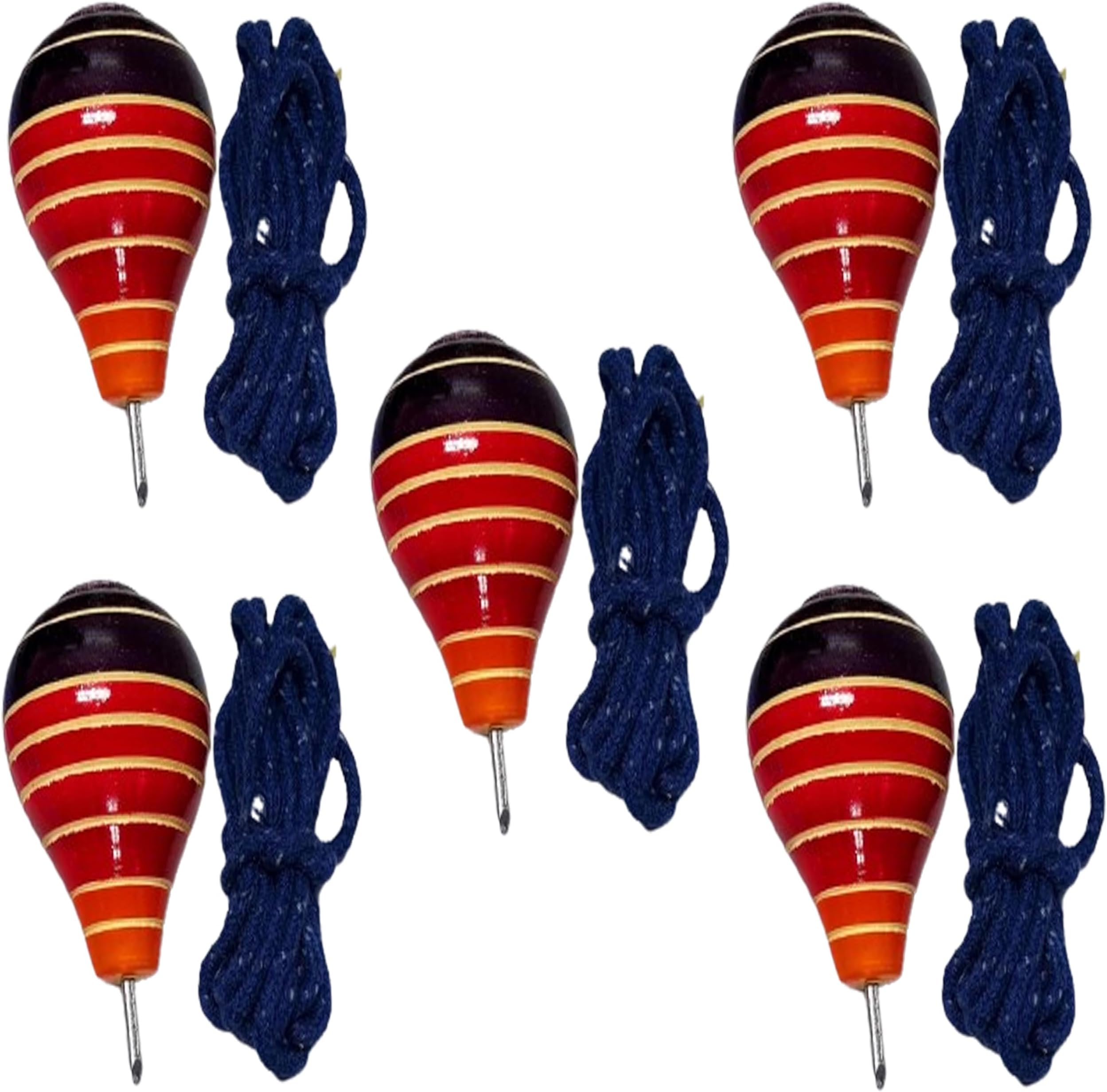 Buy IAgri Handcrafted Wooden pambaram/Wooden Spinning Tops/Buguri for ...