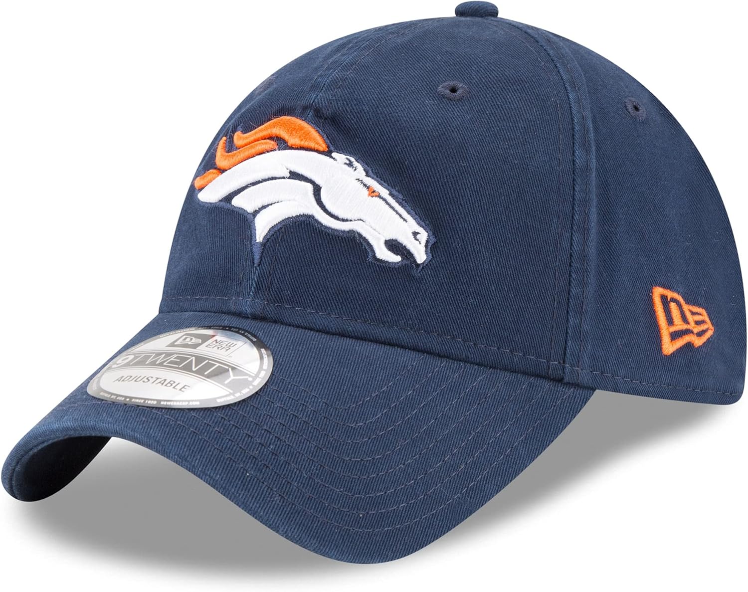Denver Broncos New Era 9Twenty NFL Core Classic Adjustable Hat - Navy ...