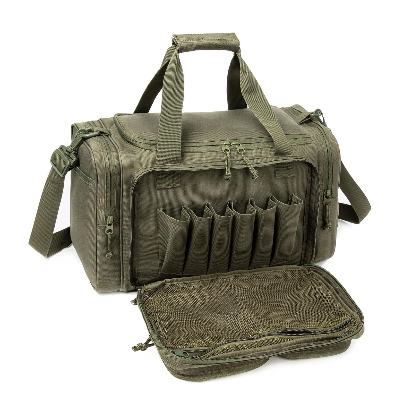 INSSTUID Gun Range Bag for Handguns and Ammo Tactical Pistol Case ...