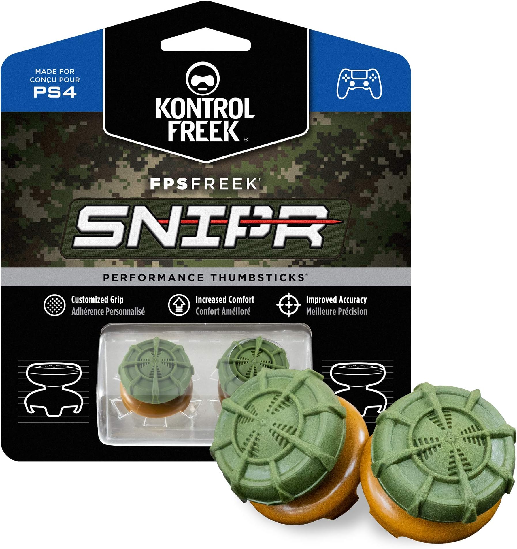KontrolFreek FPS Freek Snipr for PlayStation 4 (PS4) and PlayStation 5 ...