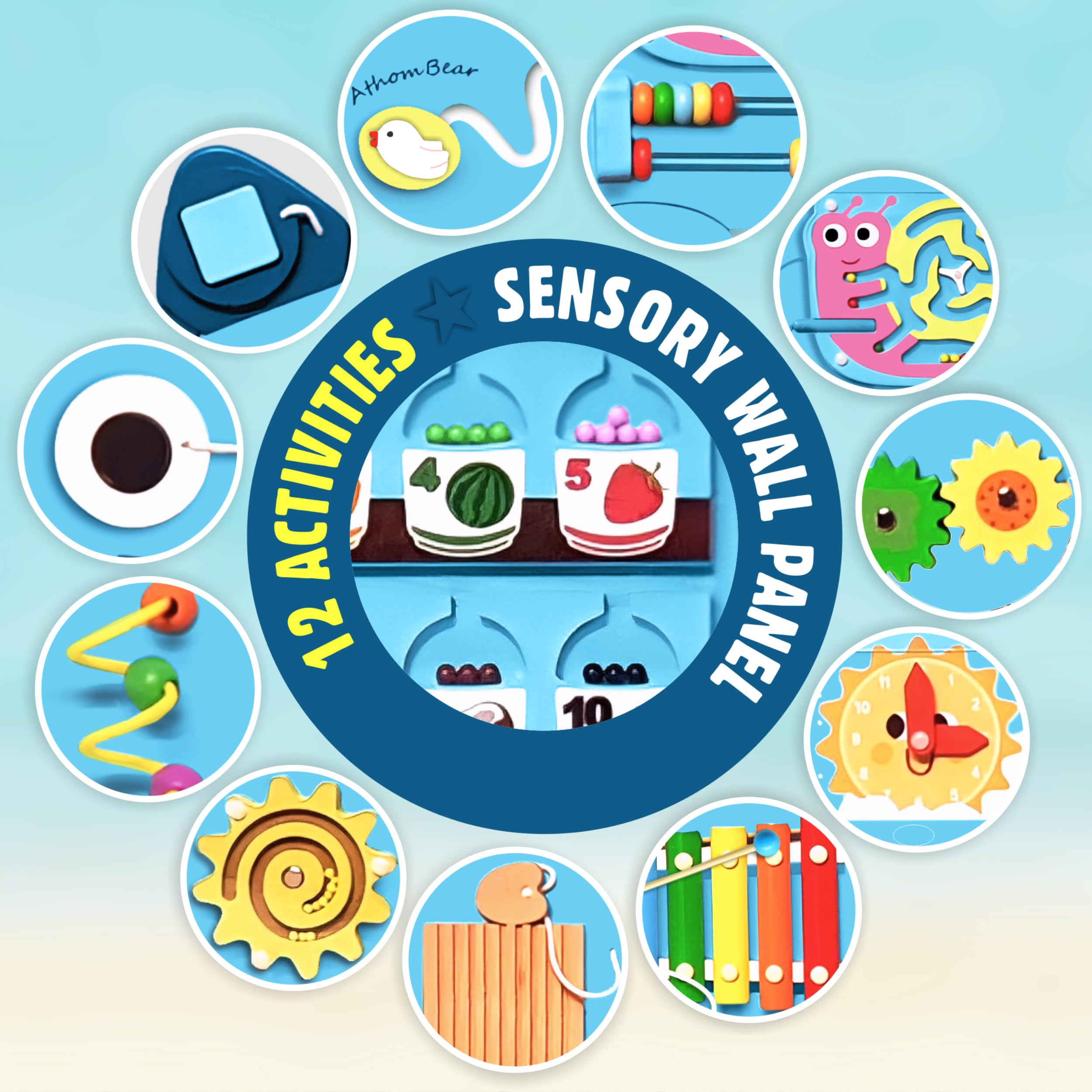 Snapklik.com : Dinosaur Activity Wall Busy Board Educational & Fun Toys ...