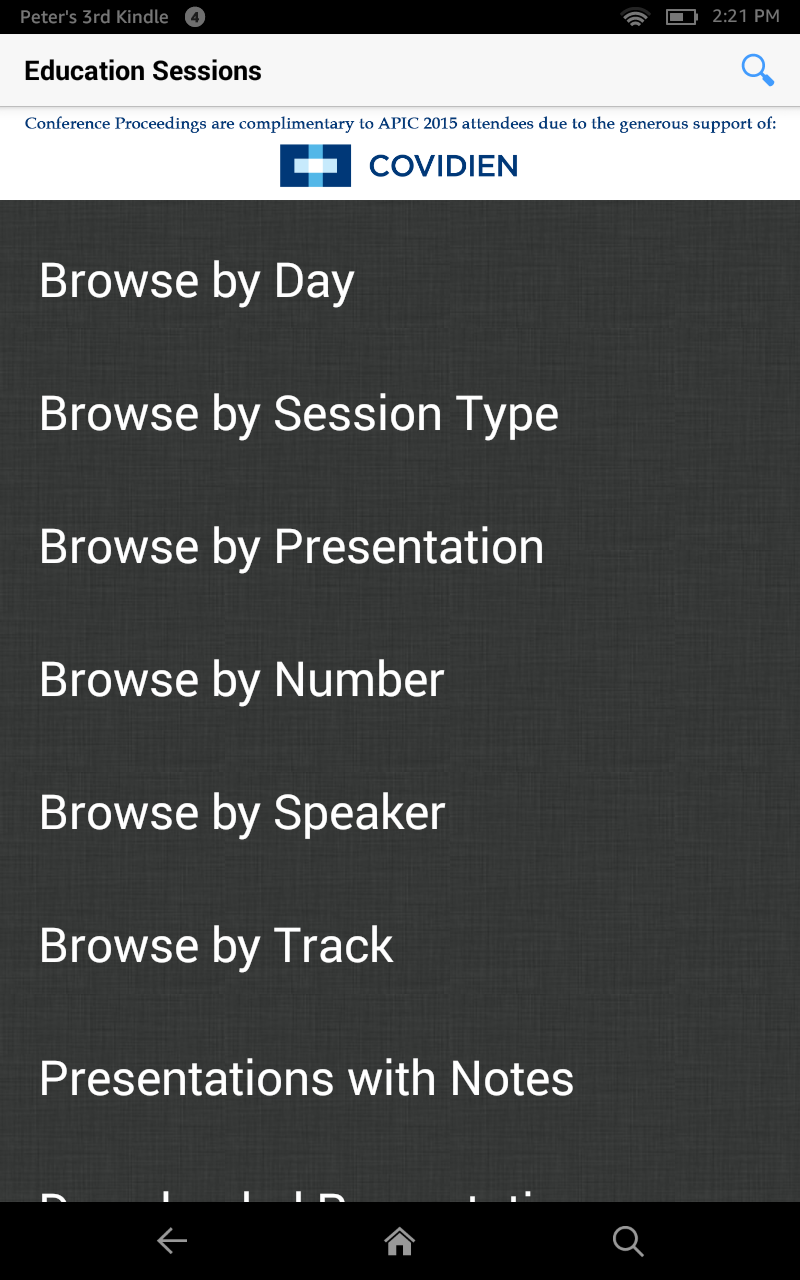 APIC 2015 Annual Conference:www.amazon.com:Appstore for Android