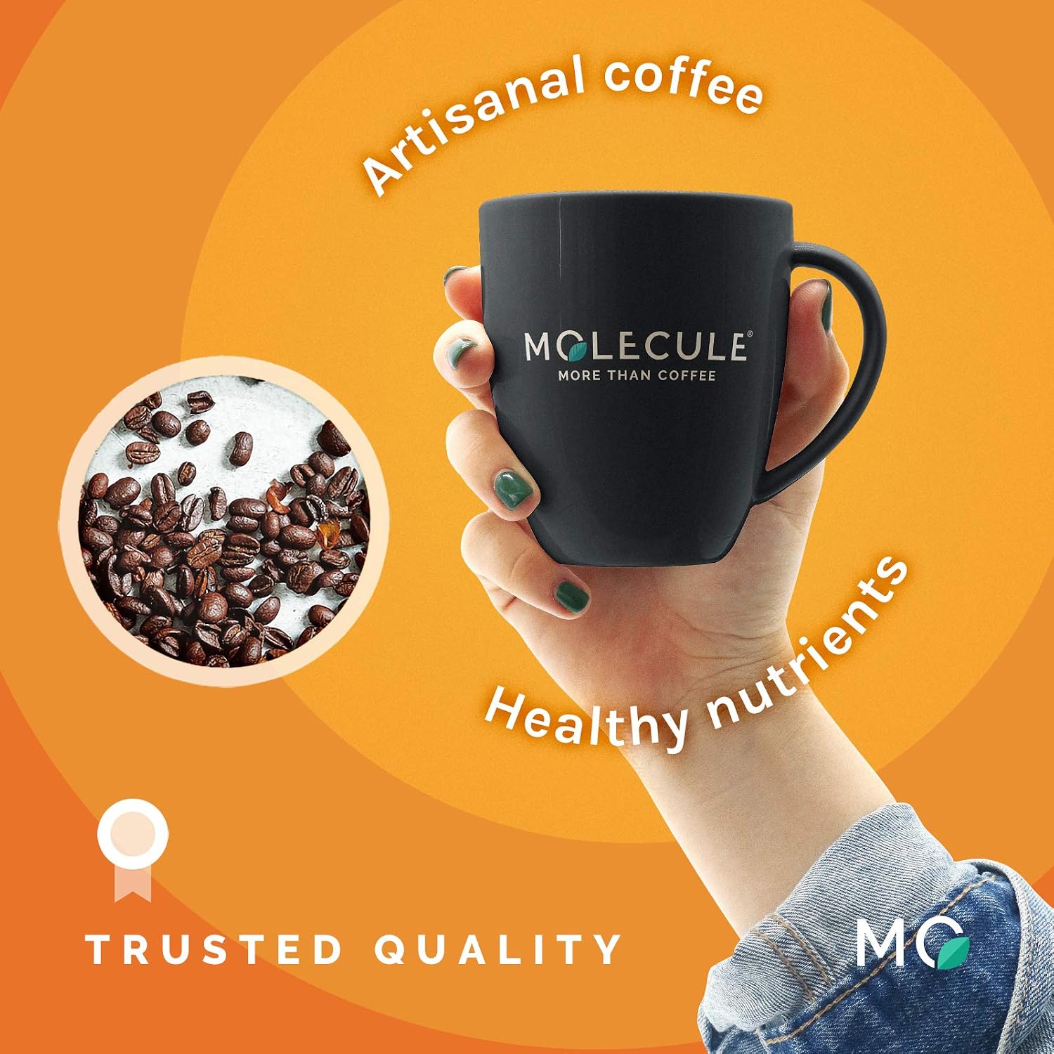 Buy Power Instant Coffee by Molecule, Premium Dark Roast with Ginseng ...