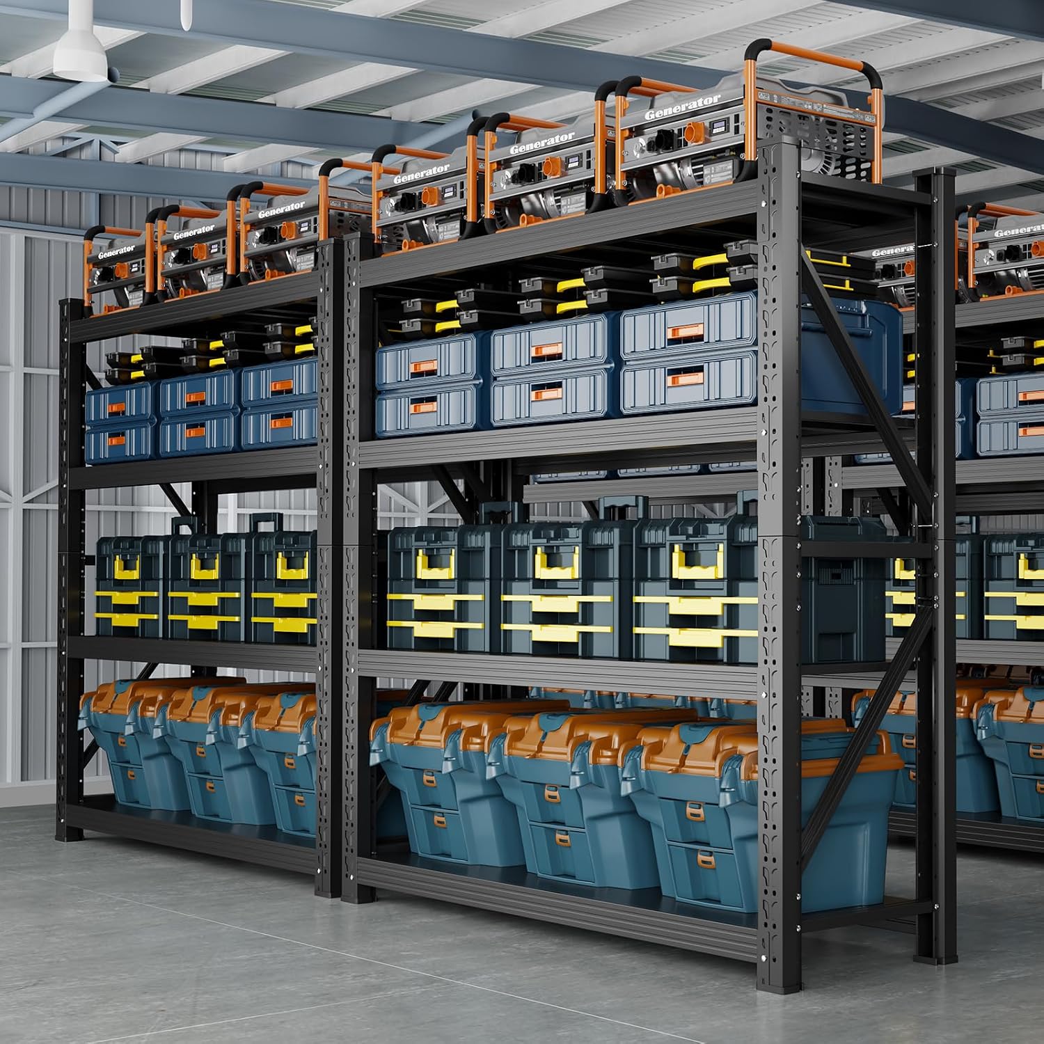 Amazon.com: SGFHNV 4800LBS Heavy Duty Shelving Units, 4 Tier Adjustable ...