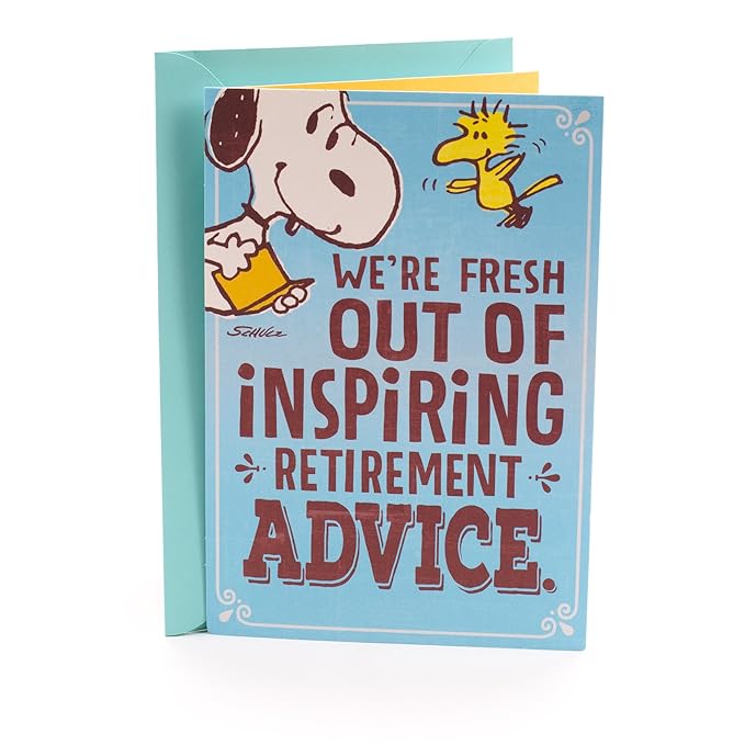 Hallmark Funny Retirement Greeting Card (Retirement Advice from The ...