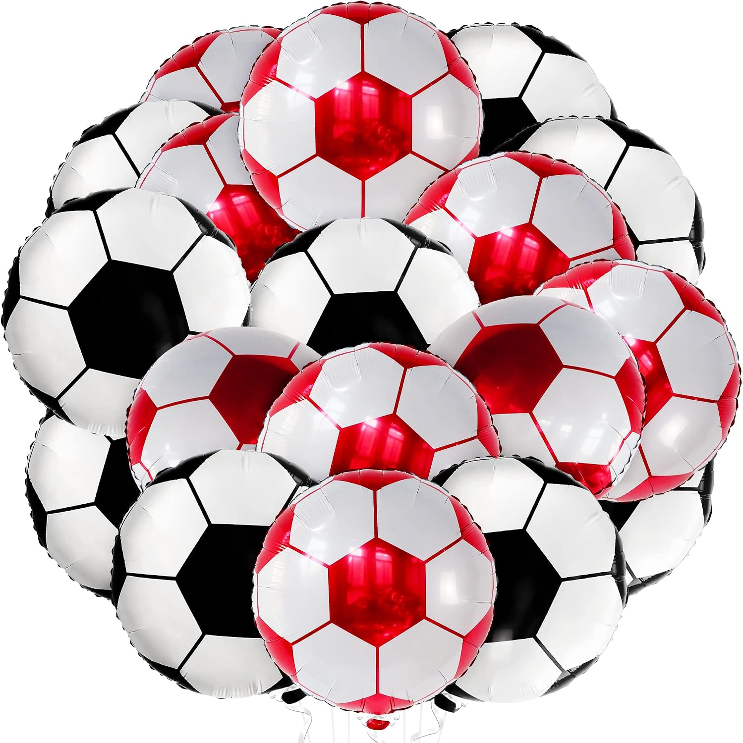 Amazon.com: Large, 18 Inch Soccer Balloons Set - Pack of 20 | Soccer ...