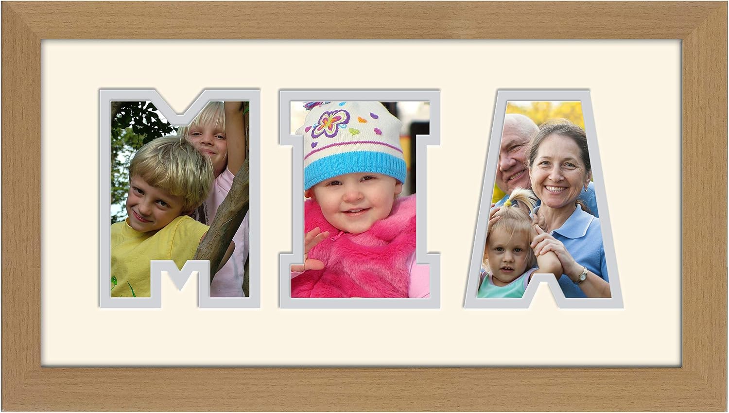 Personalised Word Photo Frame Name Frame Word Frame Birthday Picture ...