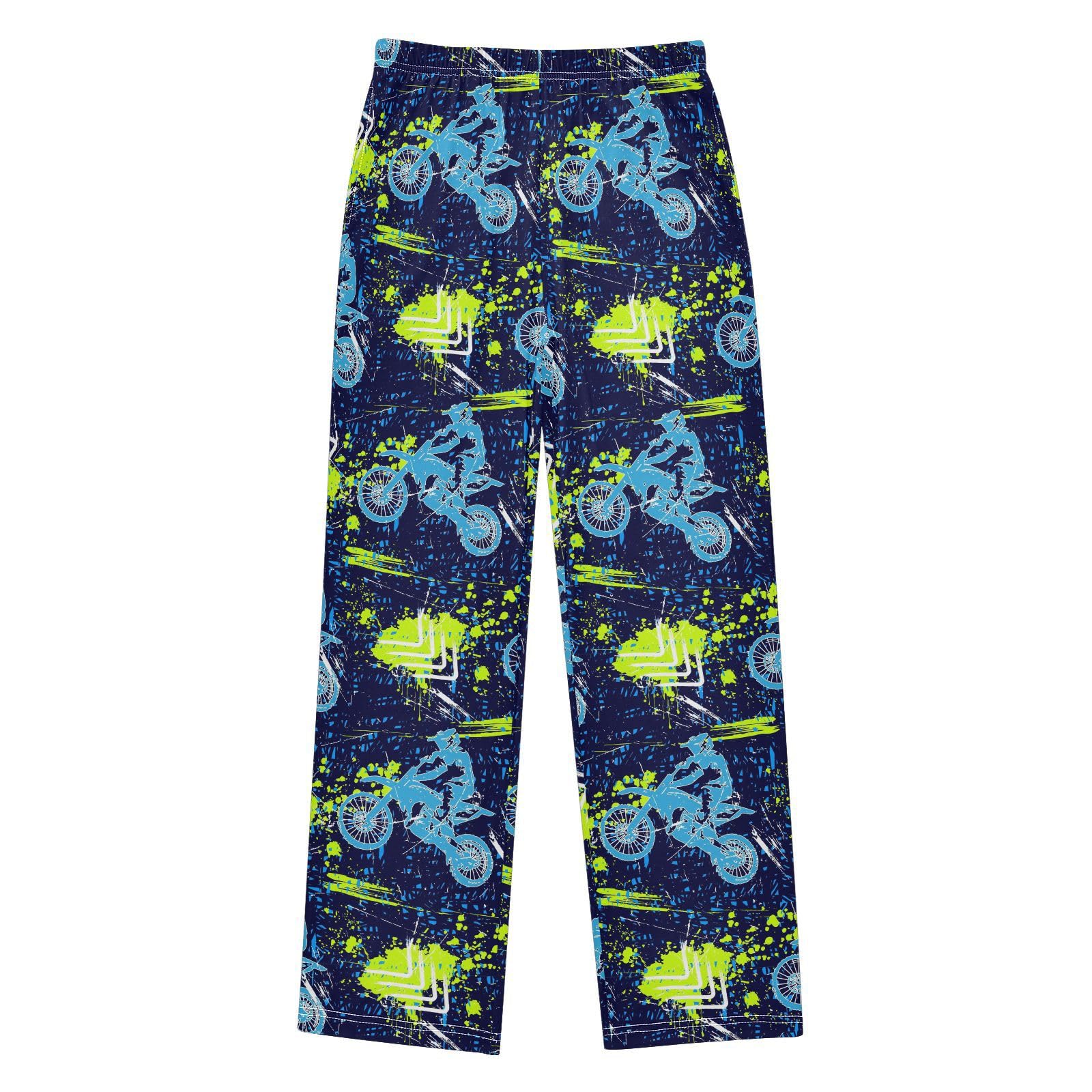 Amazon.com: IHCVHQX Boys Pajamas Pants Sports Motocross Motorcycles ...