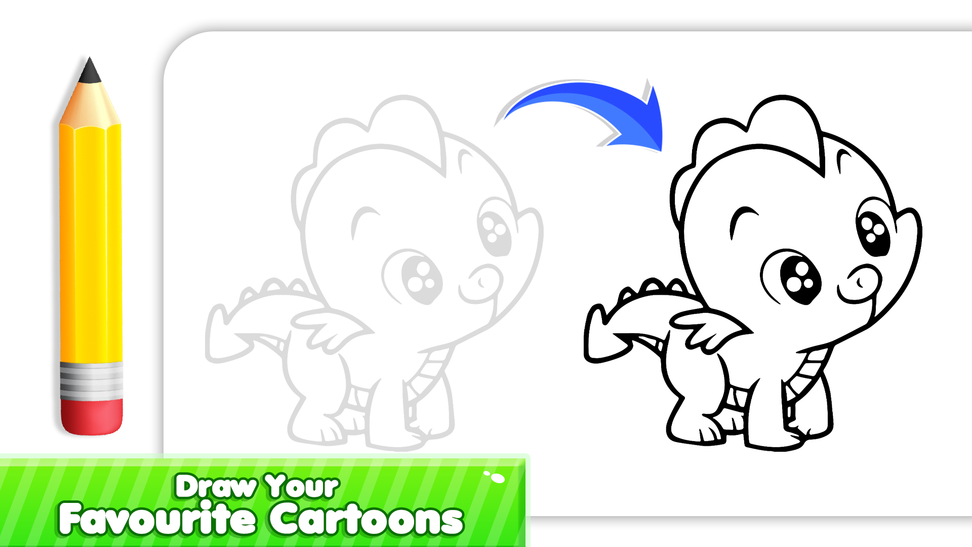 Learn to Draw and Color Cartoons - Coloring Book - Aplicativo na Amazon ...