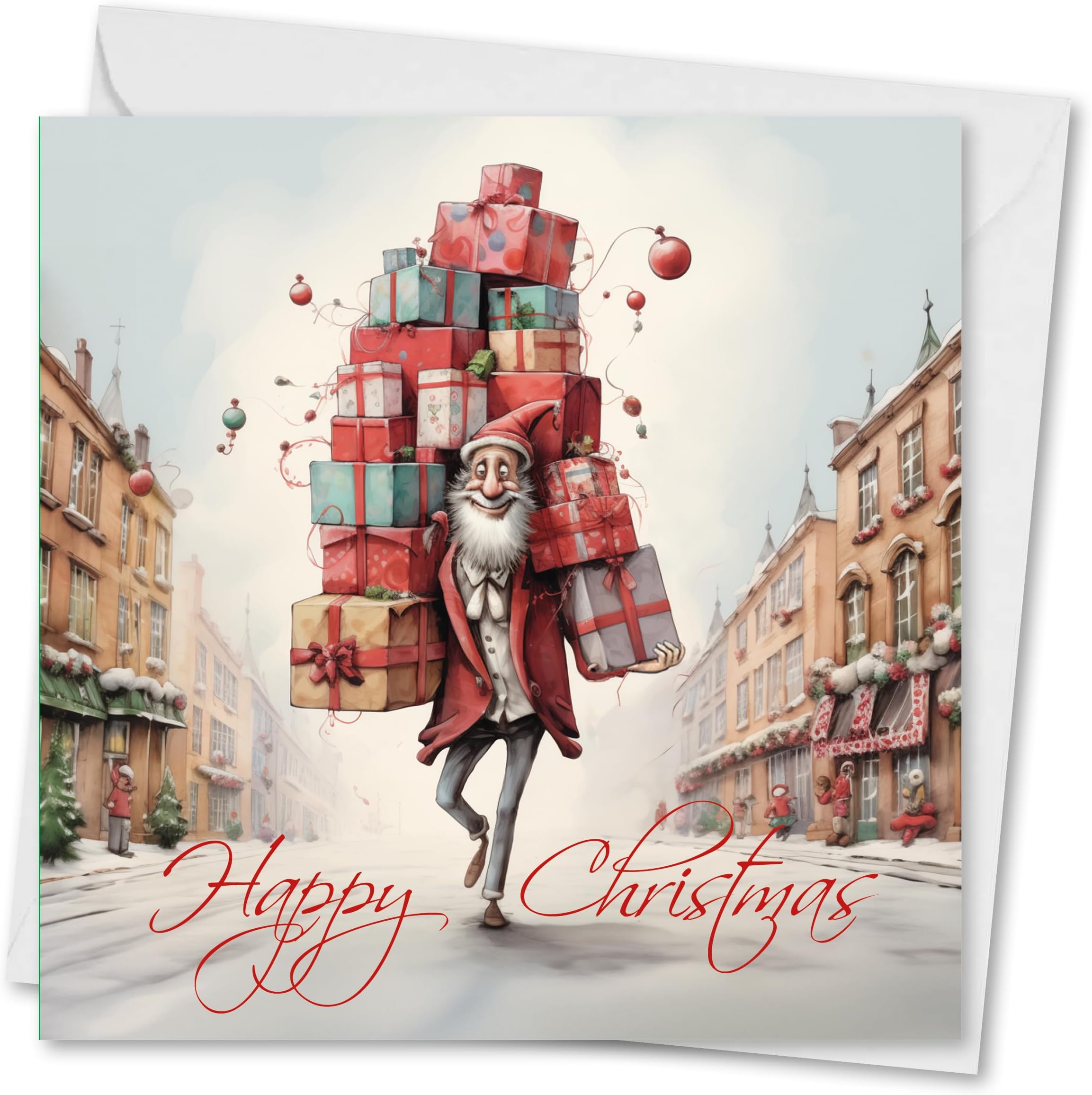 Charity Christmas Cards Pack of 10. Each Christmas Card pack contains a ...