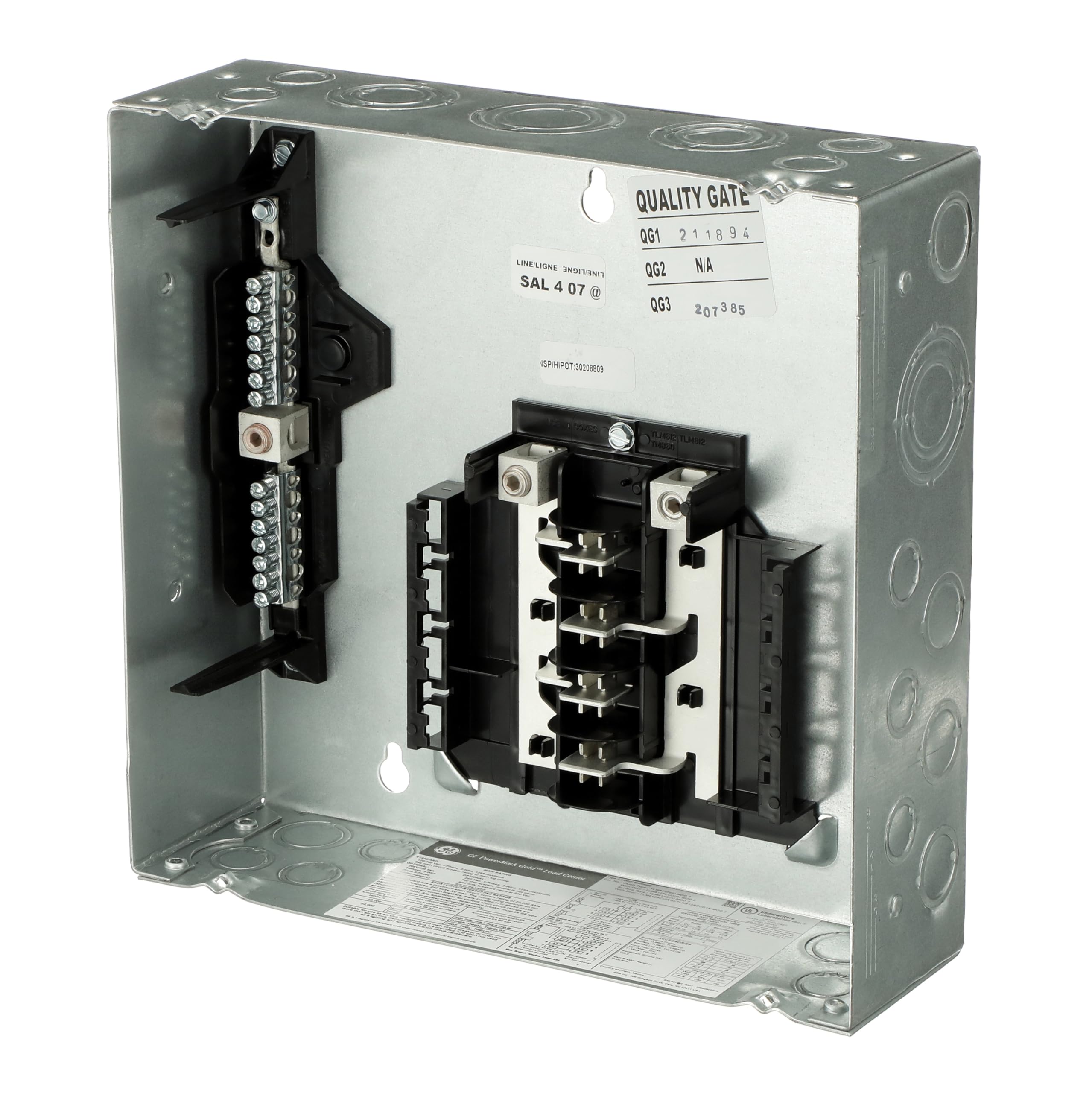 ABB TLM812FCUD 125 Amp Main Lug Convertible Load Center • 8 Spaces, 16 ...