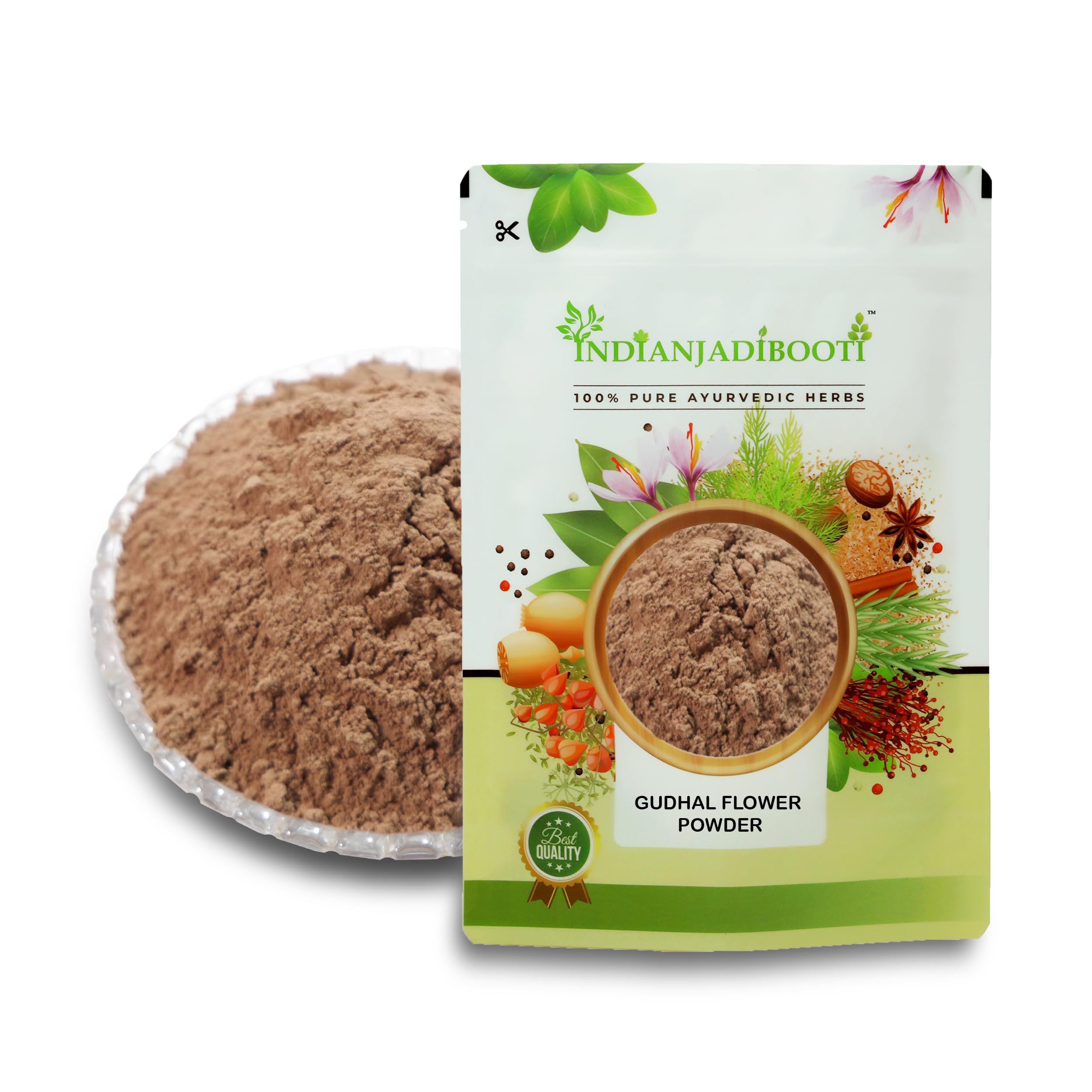 IndianJadiBooti Gudhal Phool Powder - Hibiscus Flower Powder - Gudhal ...
