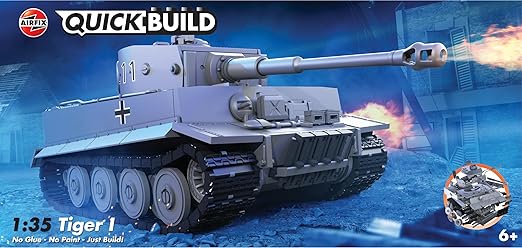 Amazon.com: Airfix J6041 Quickbuild Plastic Model Tank Kits - Tiger I ...