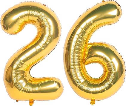 Amazon.com: 40 Inch gold Number Balloons Helium Foil Mylar Balloon ...