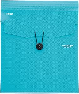 Amazon.com : Five Star Expanding File Folder, 5-Pocket Vertical Expandable File Folder, Teal ...