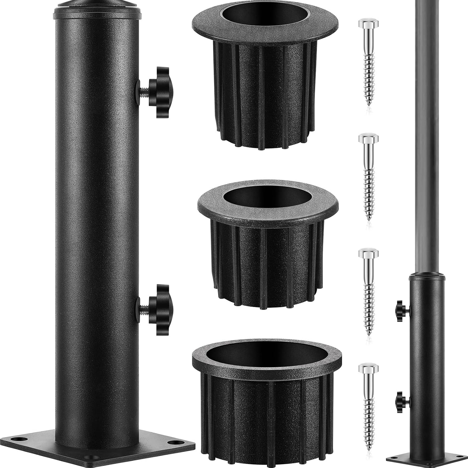 Amazon.com : Dunzy 1 Pack Outdoor Deck Umbrella Mount Bracket Patio ...