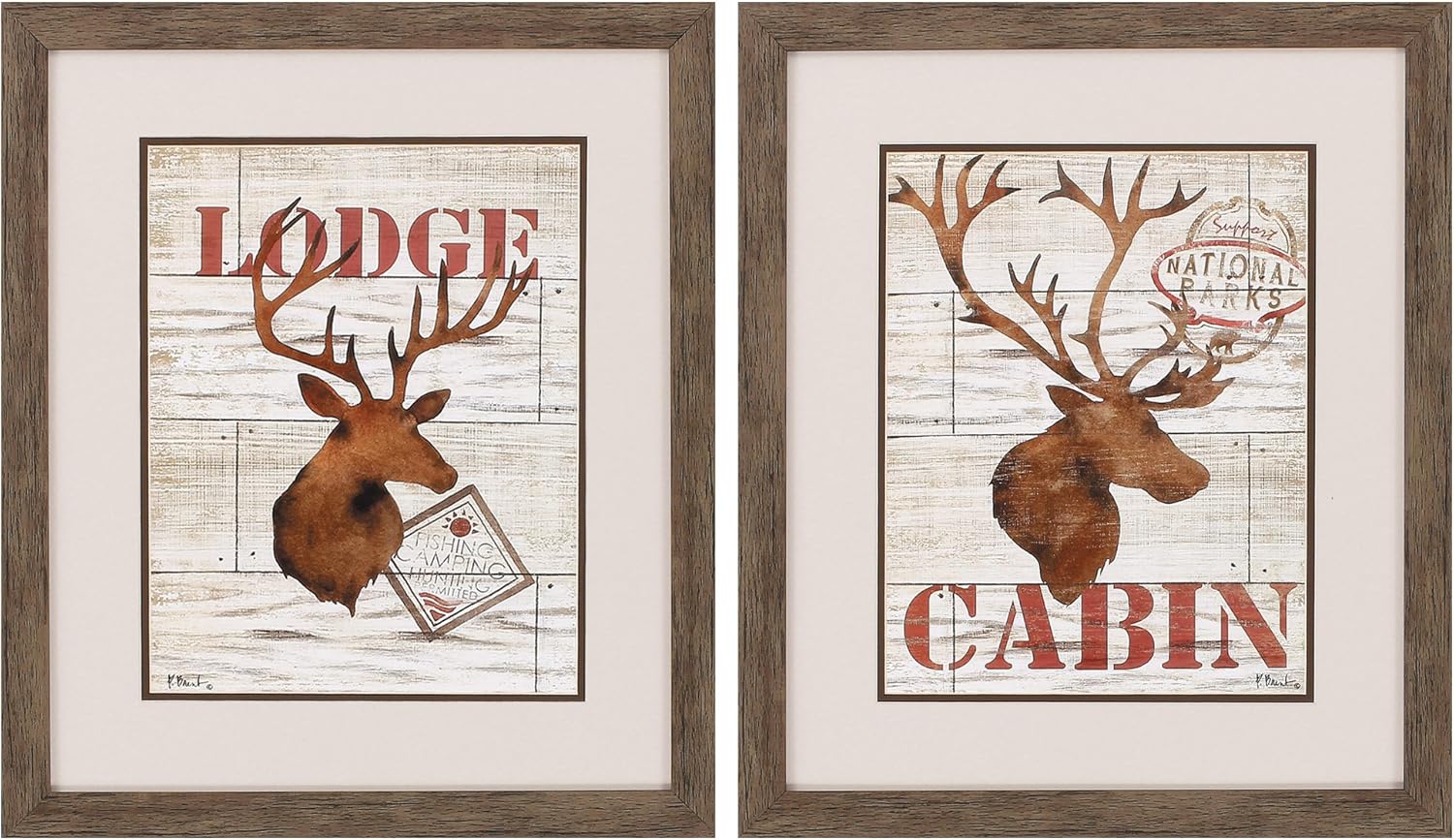 Amazon.com: Propac Images "Wilderness Silhouette Framed Artwork : Home ...